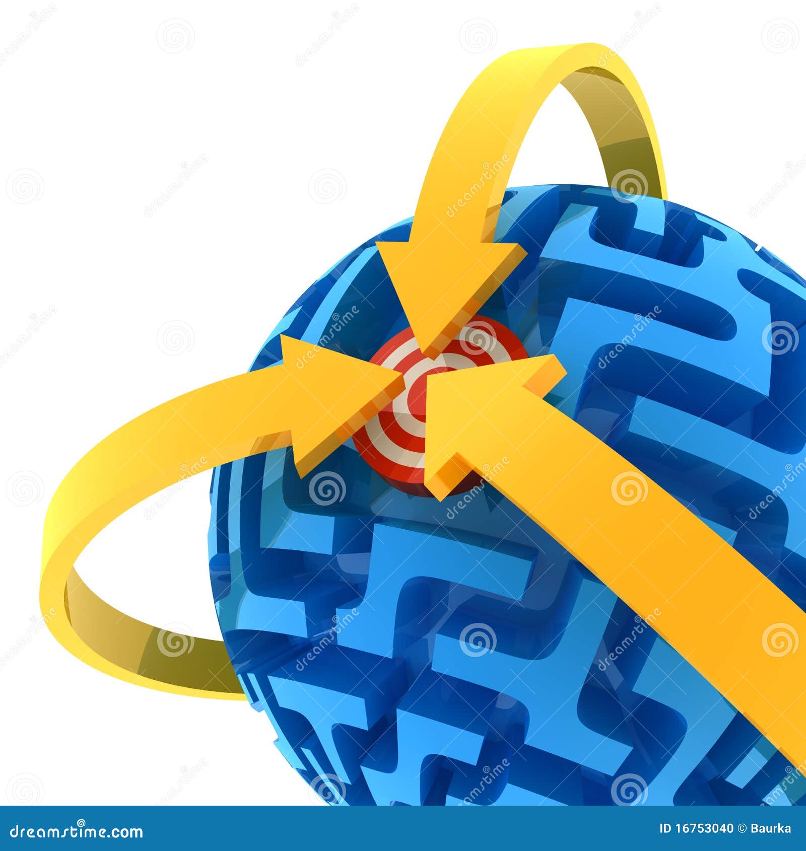 Maze puzzle solved stock illustration. Illustration of curve - 16753040