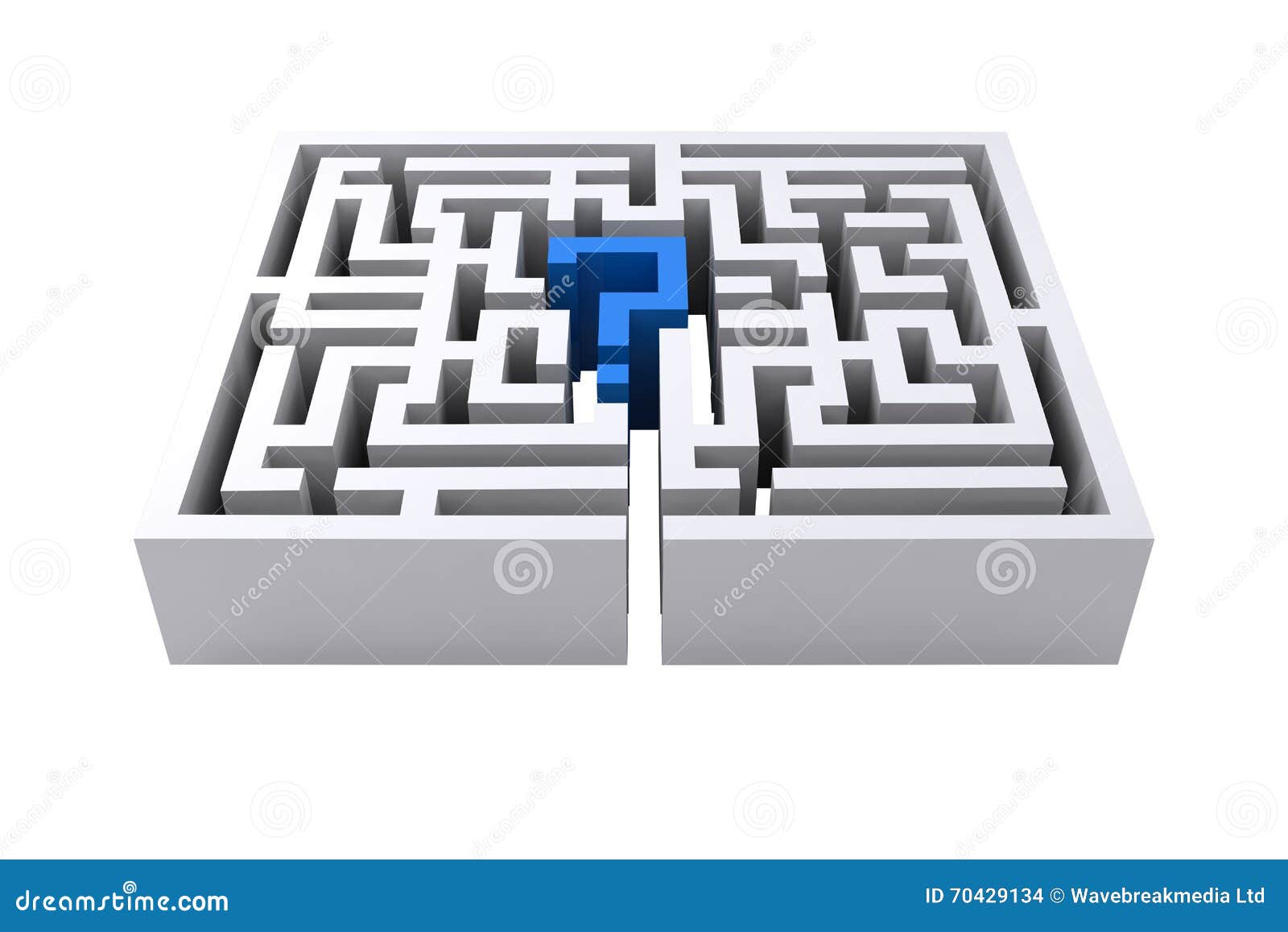 Maze Question Mark Stock Image | CartoonDealer.com #70429243