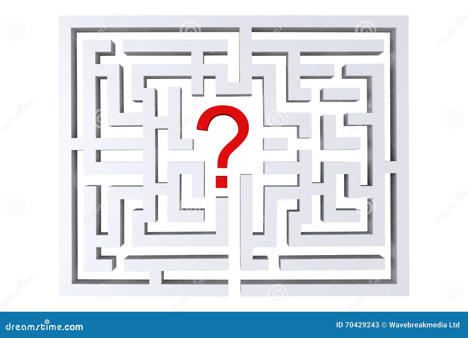 Maze Question Mark Royalty-Free Stock Image | CartoonDealer.com #70429036