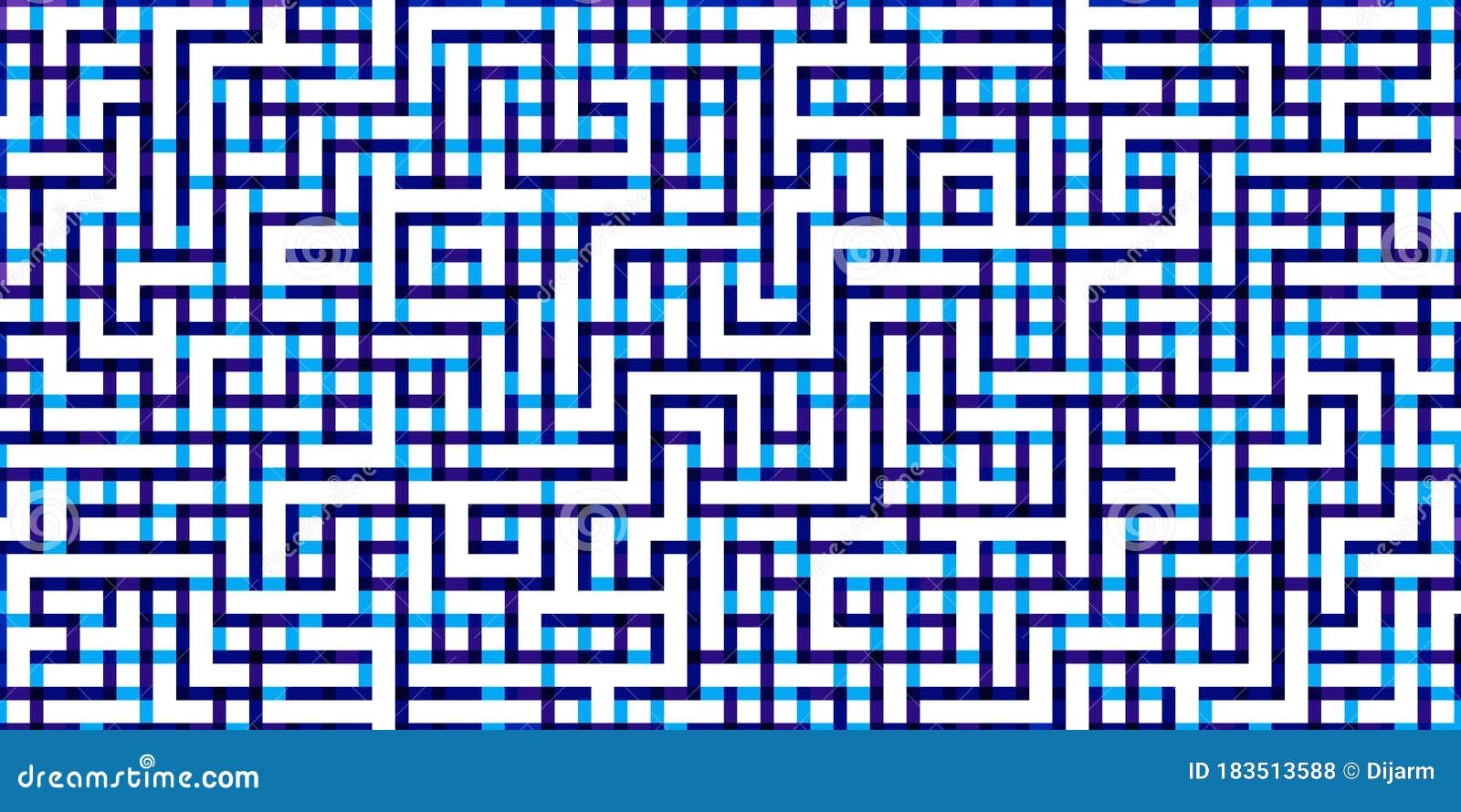 Maze Seamless Pattern. Abstract Labyrinth Design Texture for Print ...