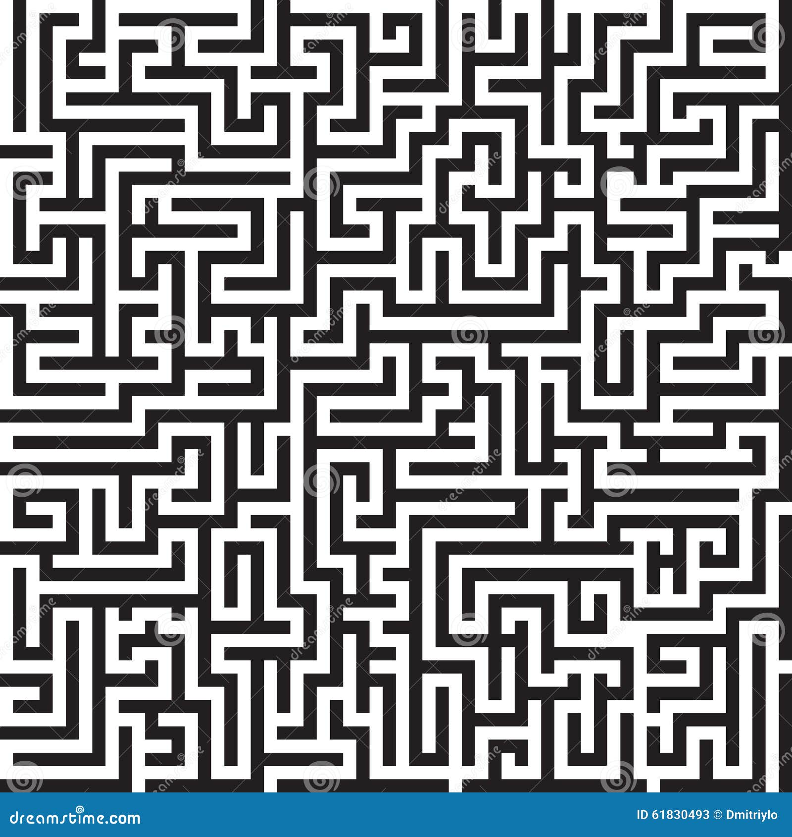 Maze Seamless Vector Pattern Stock Vector - Illustration of design ...