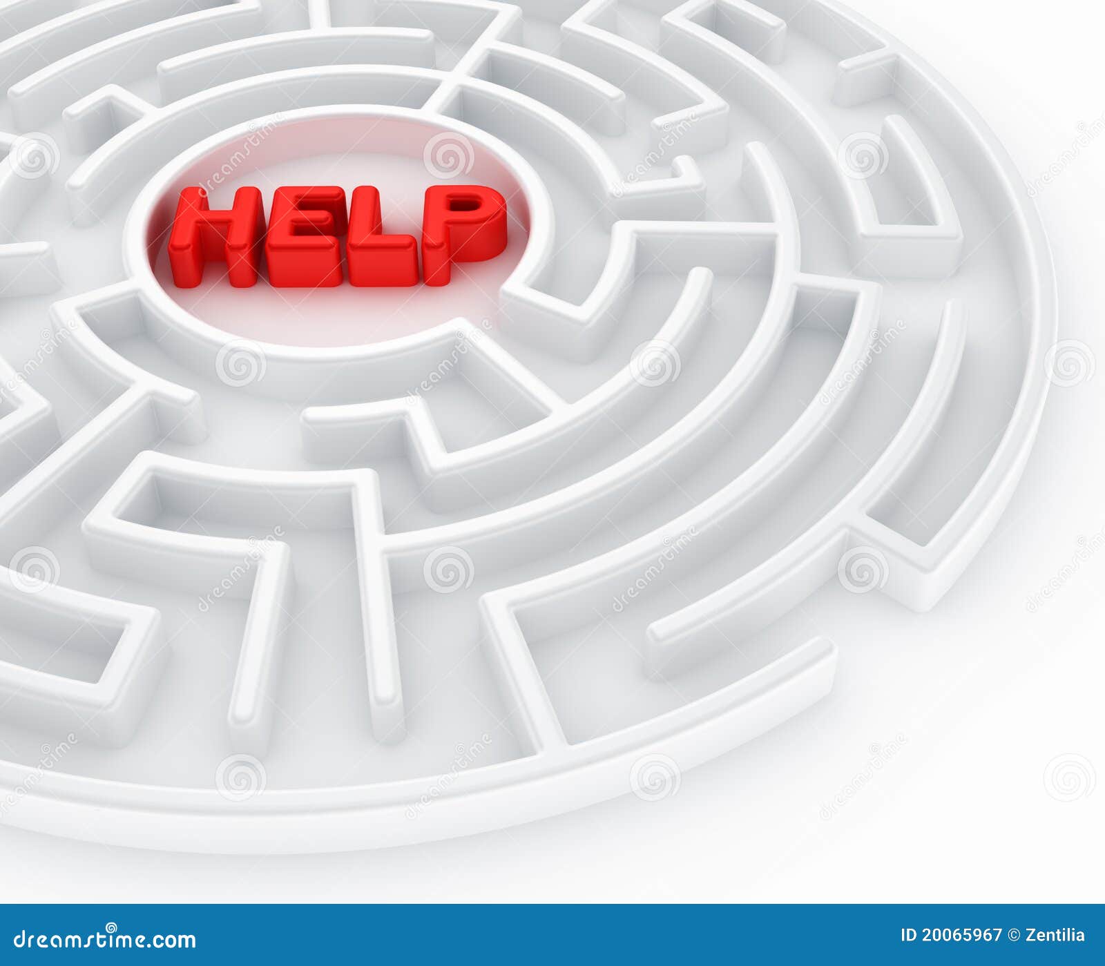 Maze - Search for help stock illustration. Illustration of maze - 20065967