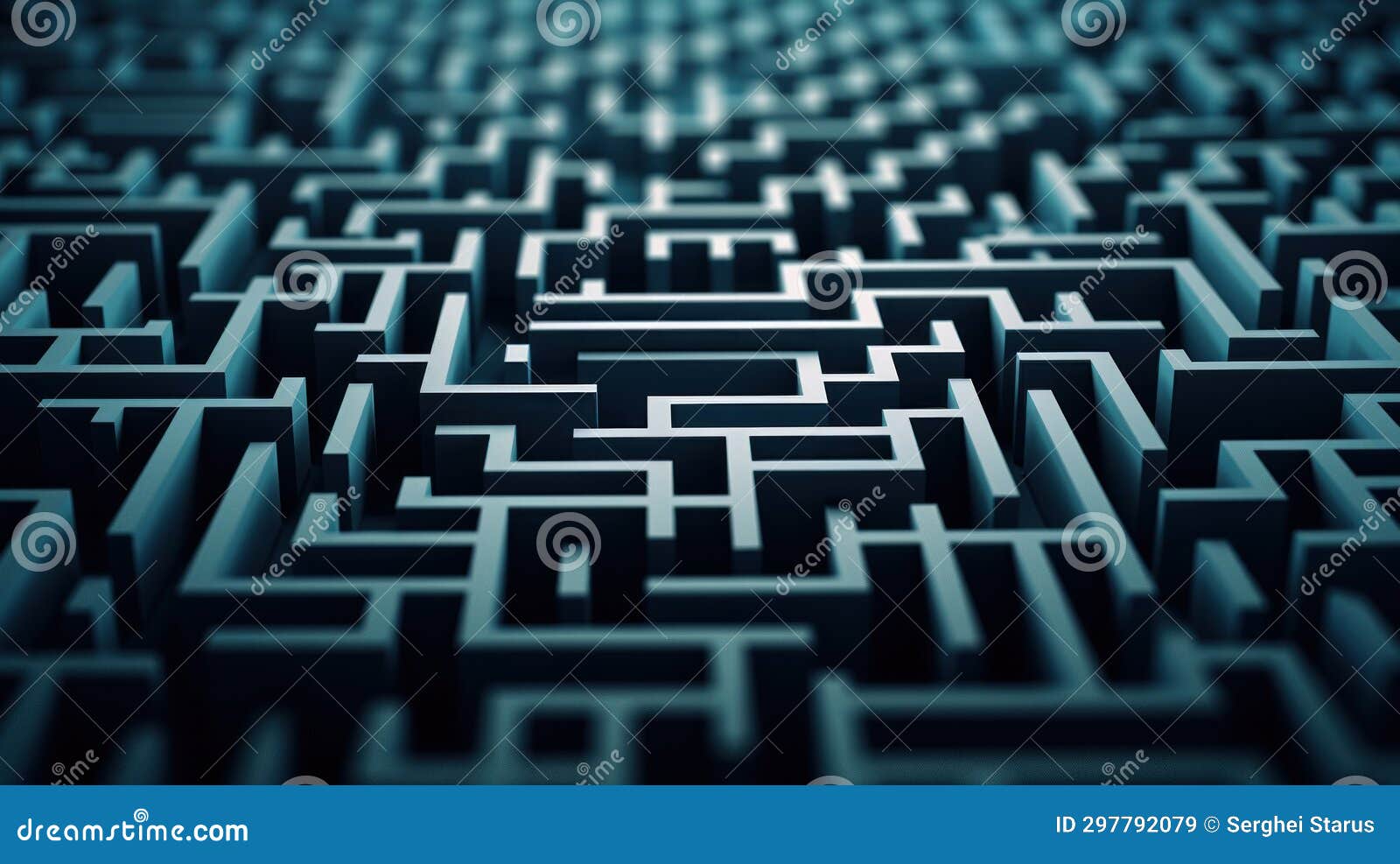 A Maze is Shown in this Image, AI Stock Illustration - Illustration of ...