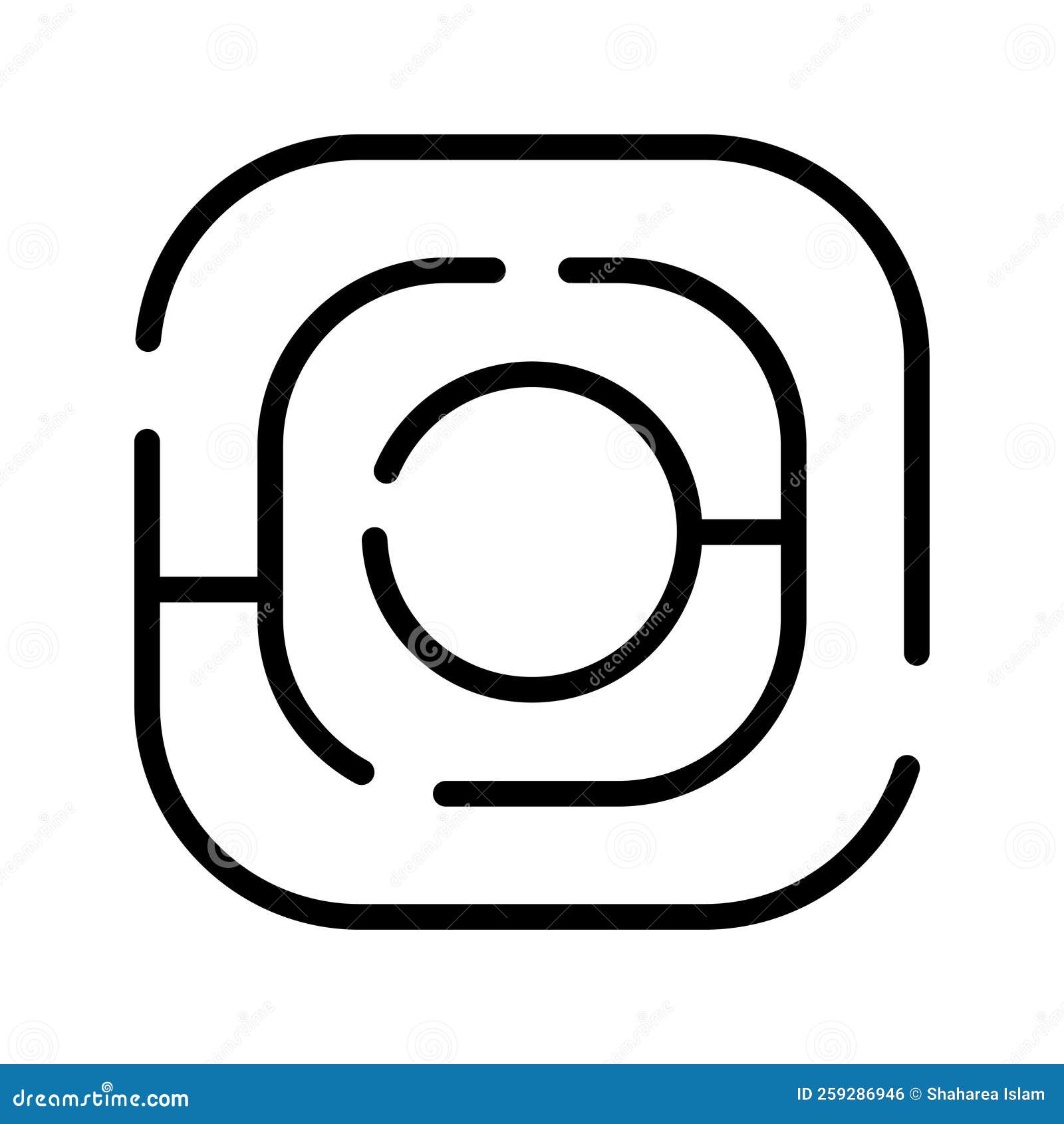 Maze Solution Icon Color Outline Vector | CartoonDealer.com #237861267