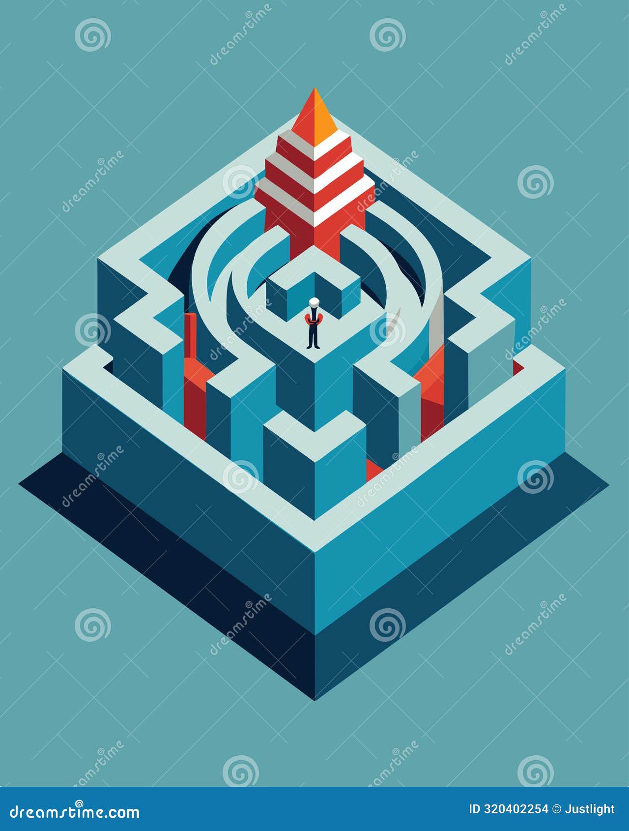 The Maze is a Maze within a Maze Symbolizing the Layers upon Layers of ...