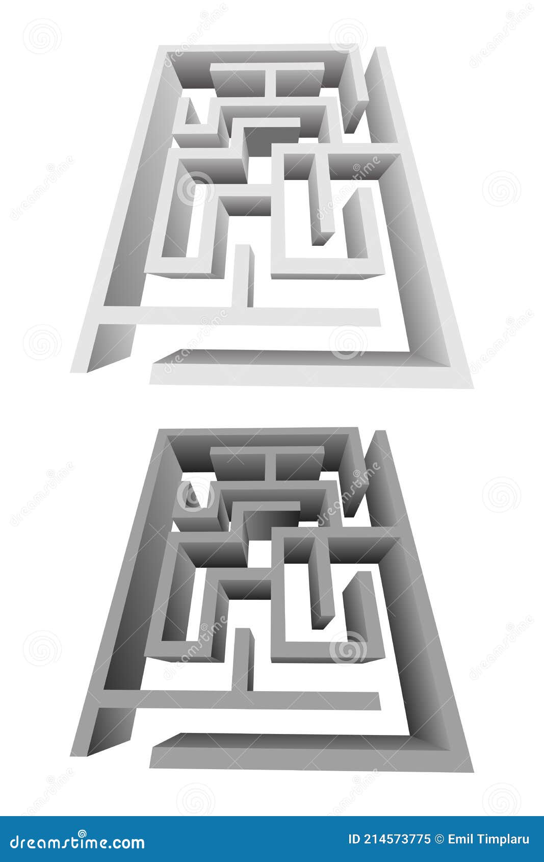 Maze Vector Design Illustration Stock Vector - Illustration of graphic ...