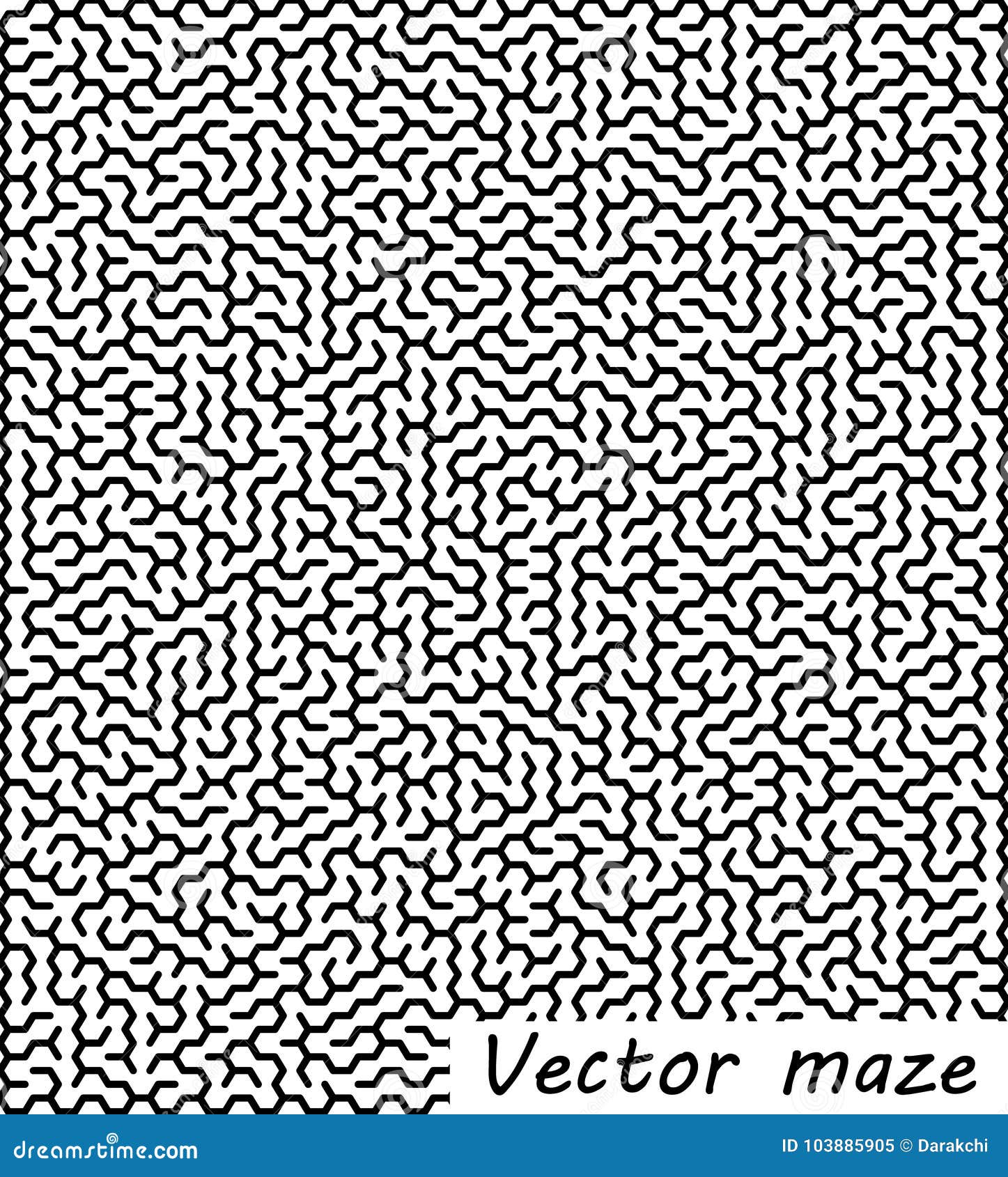 Maze vector illustration stock vector. Illustration of kids - 103885905