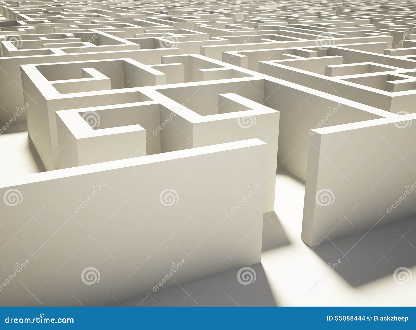 Maze Wall Illustration Design Stock Illustration - Illustration of ...