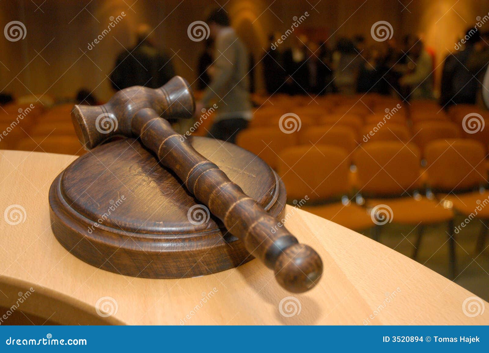 Mazo de Judge´s foto de archivo. Imagen de juez, madera - 3520894