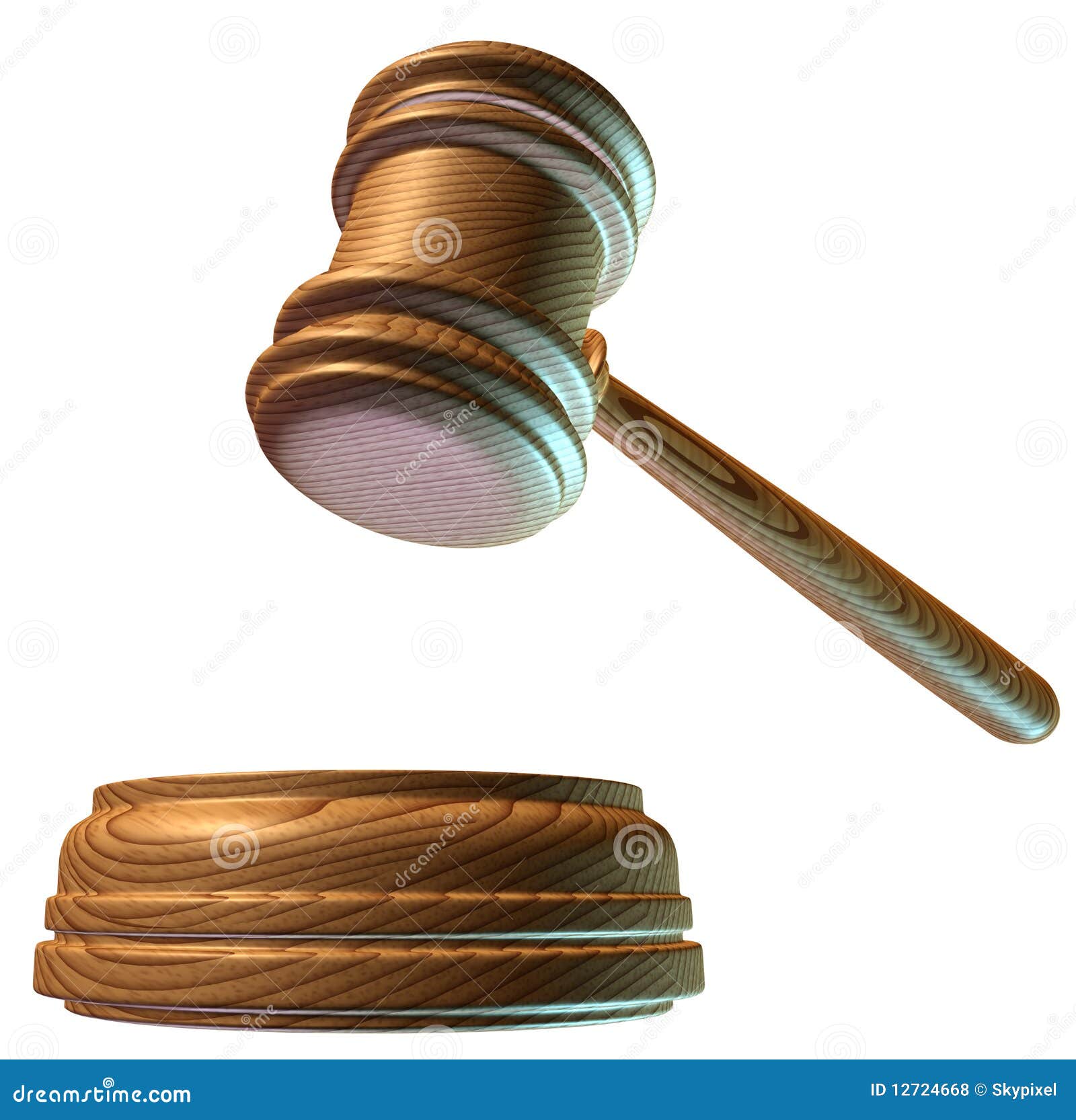 Mazo Del Juicio Fotos de archivo libres de regalías - Imagen: 12724668