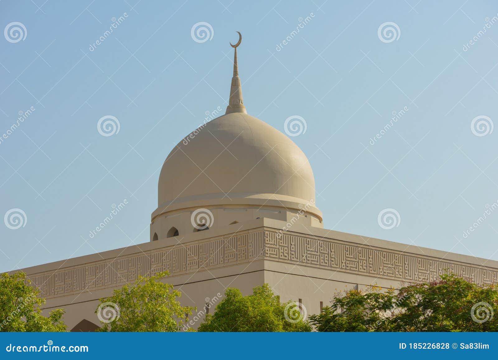 Mazoon Mosque Muscat stock photo. Image of muscat, islam - 185226828