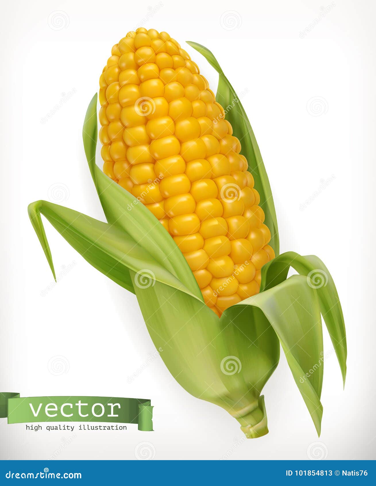 Mazorca De Maíz Engrana El Icono Ilustración del Vector - Ilustración ...