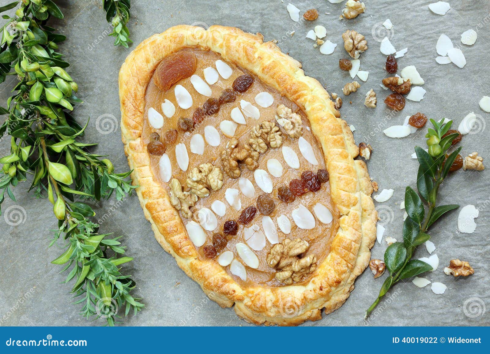 Mazurek, Trditional Polish Easter Cake Stock Photo - Image of homemade ...