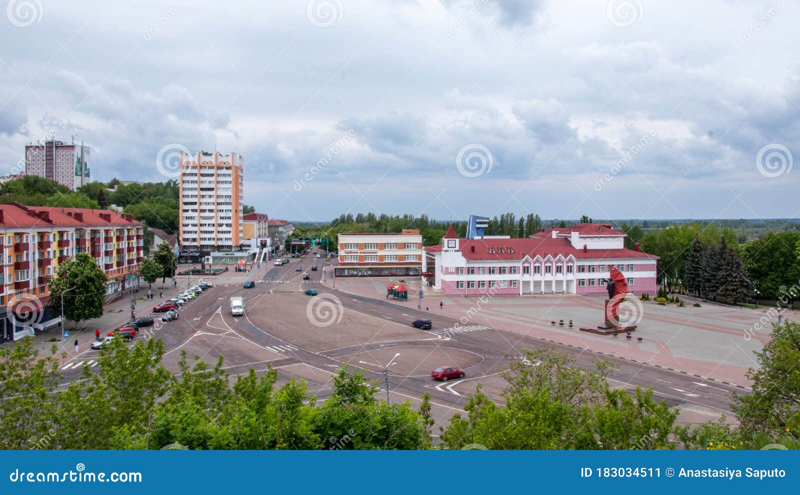 Mazyr stock image. Image of landscape, shores, river - 183034511