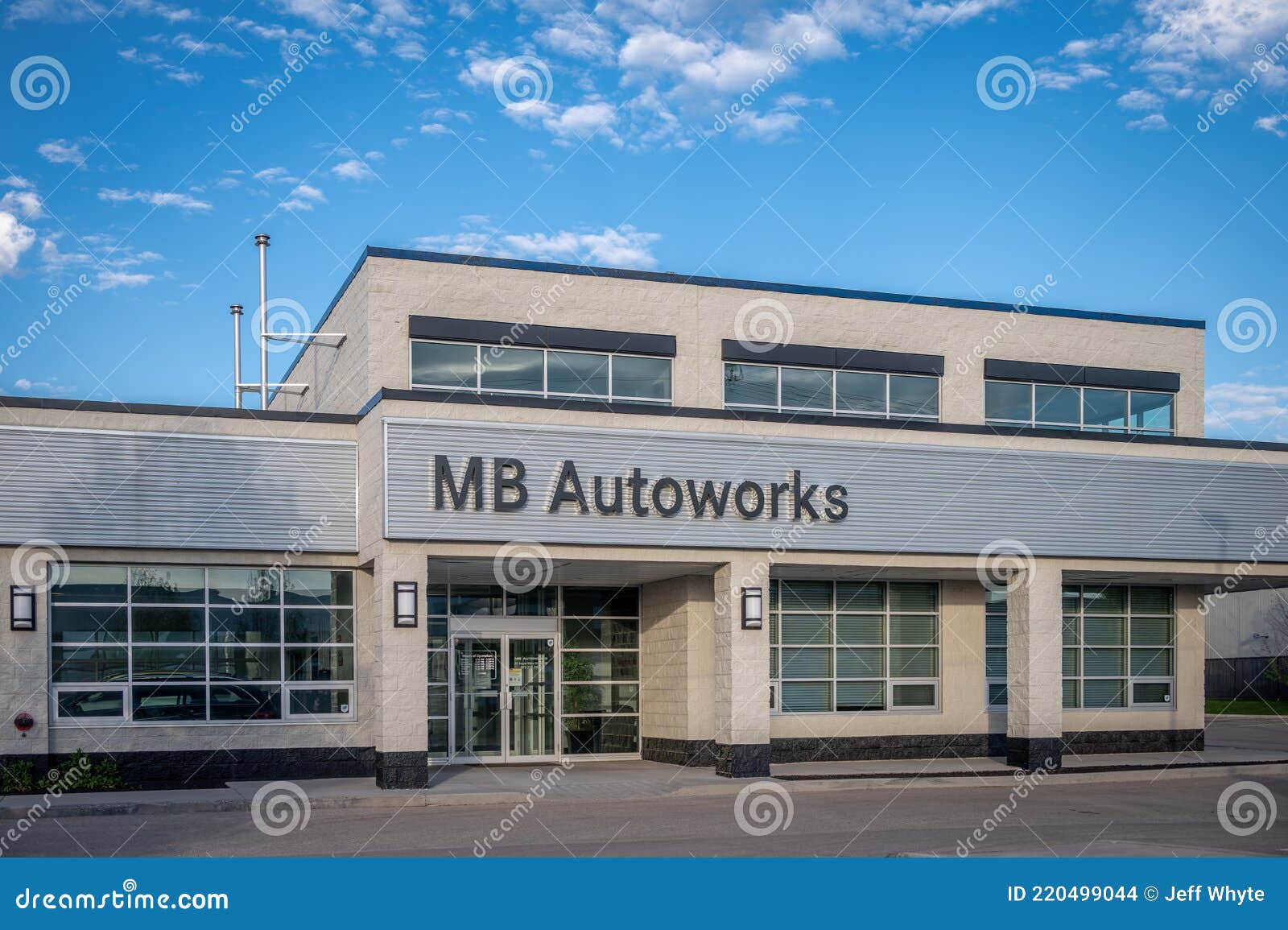 MB Autoworks, Calgary editorial stock image. Image of brand - 220499044