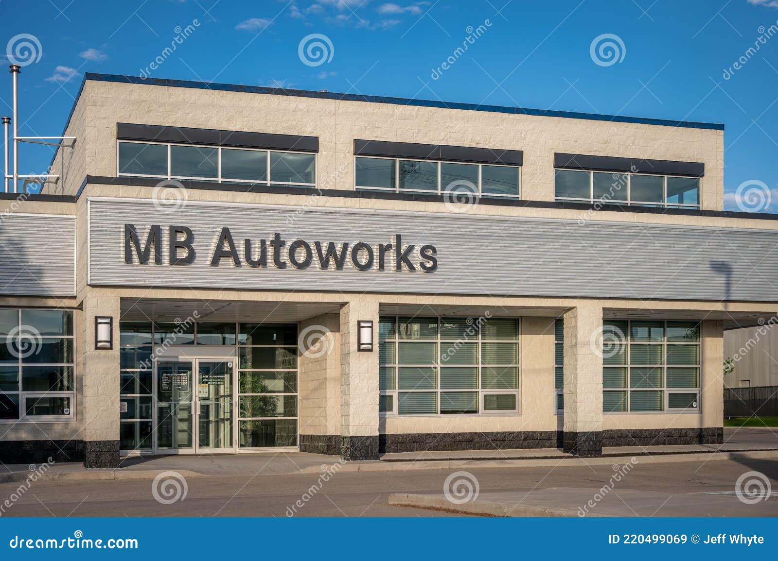 MB Autoworks, Calgary editorial stock image. Image of editorial - 220499069