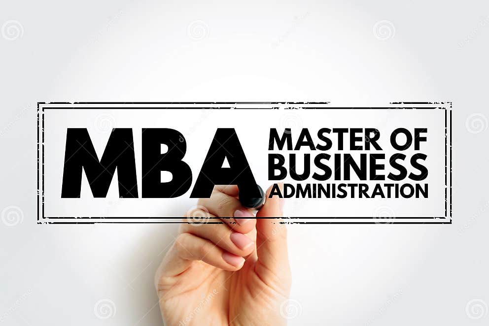 Mba Master Of Business Administration Graduate Degree That Provides