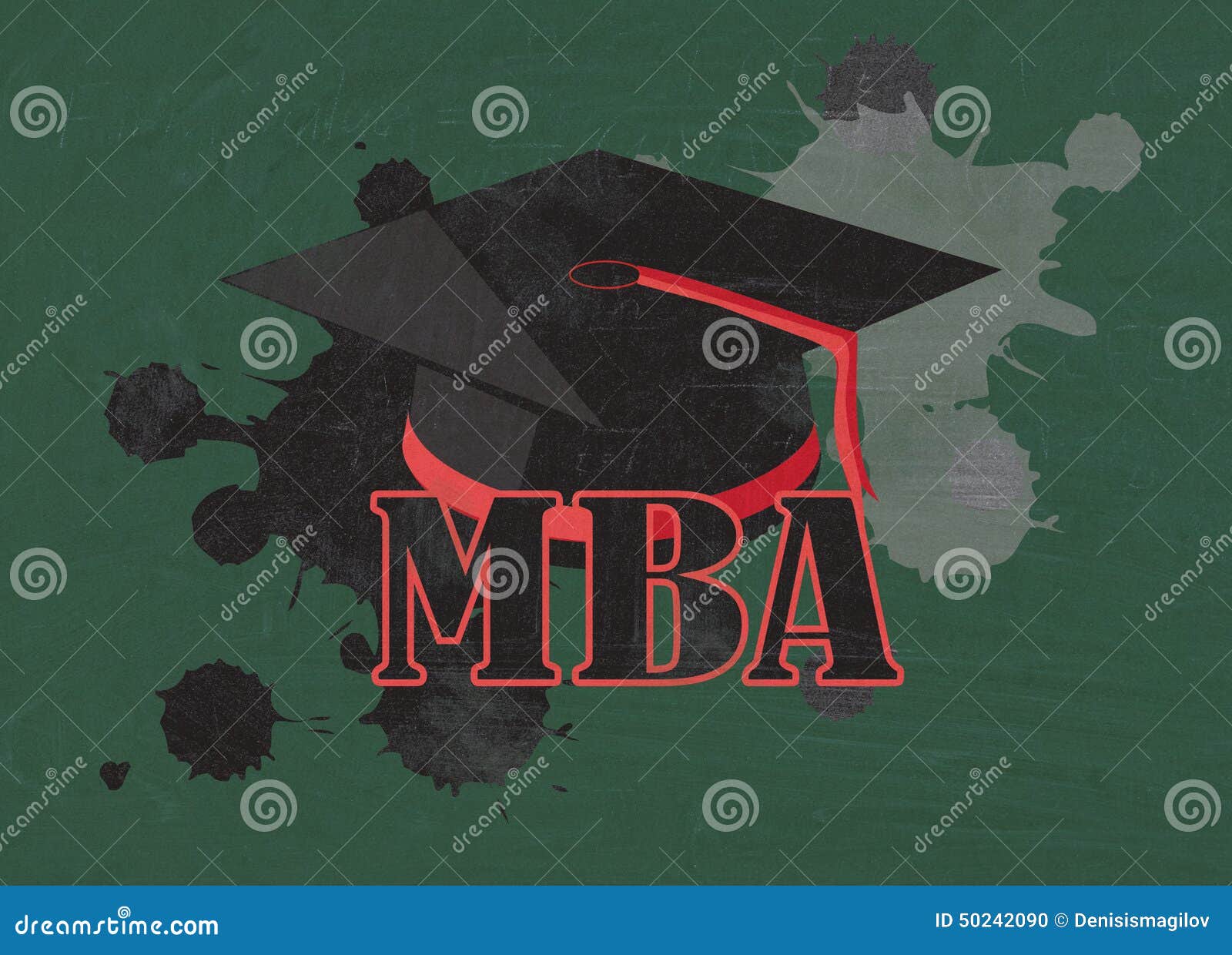 Mba-Symbol stock abbildung. Illustration von nachricht - 50242090