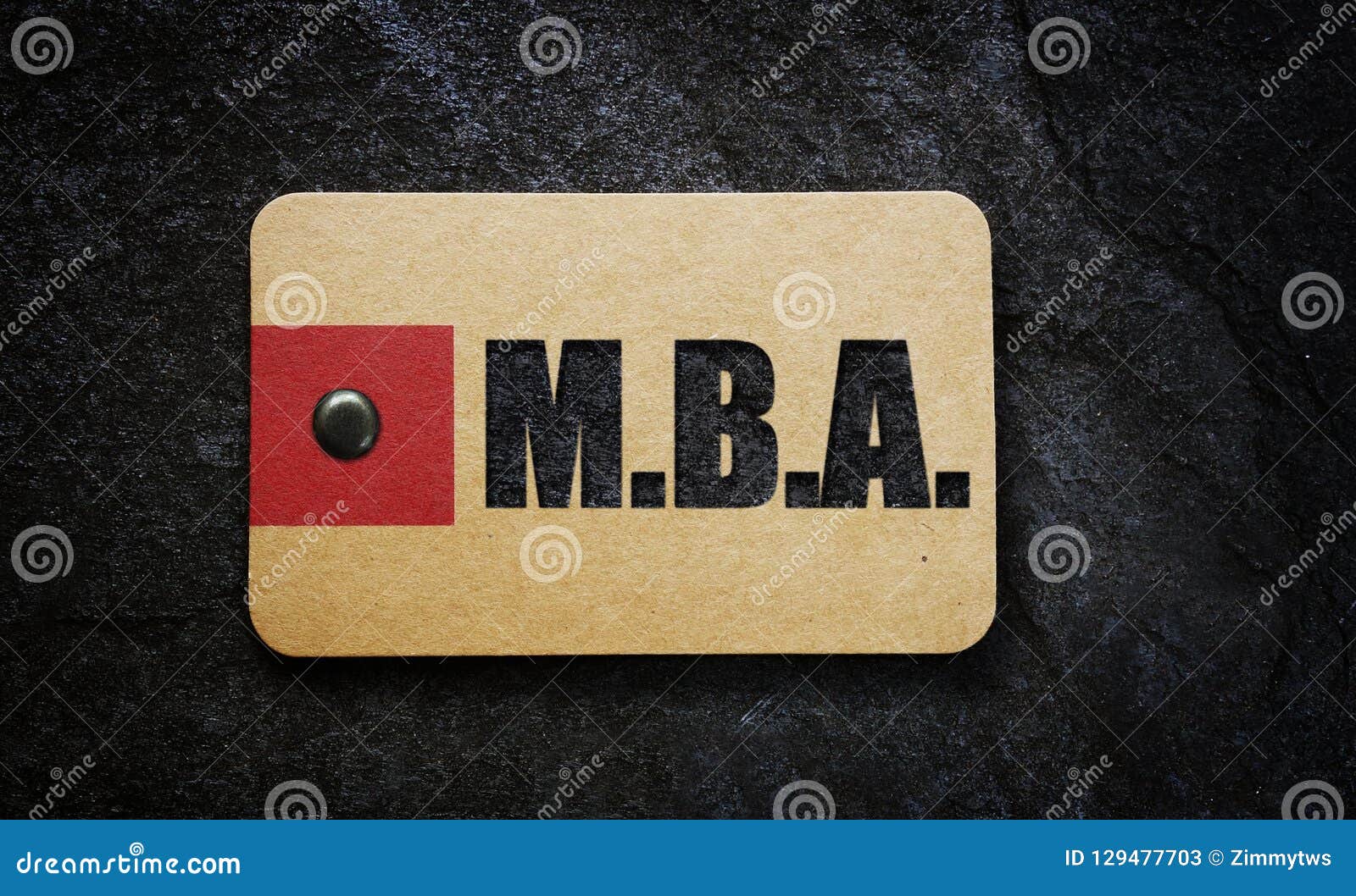 MBA Tag on Textured Background Stock Image - Image of graduate ...