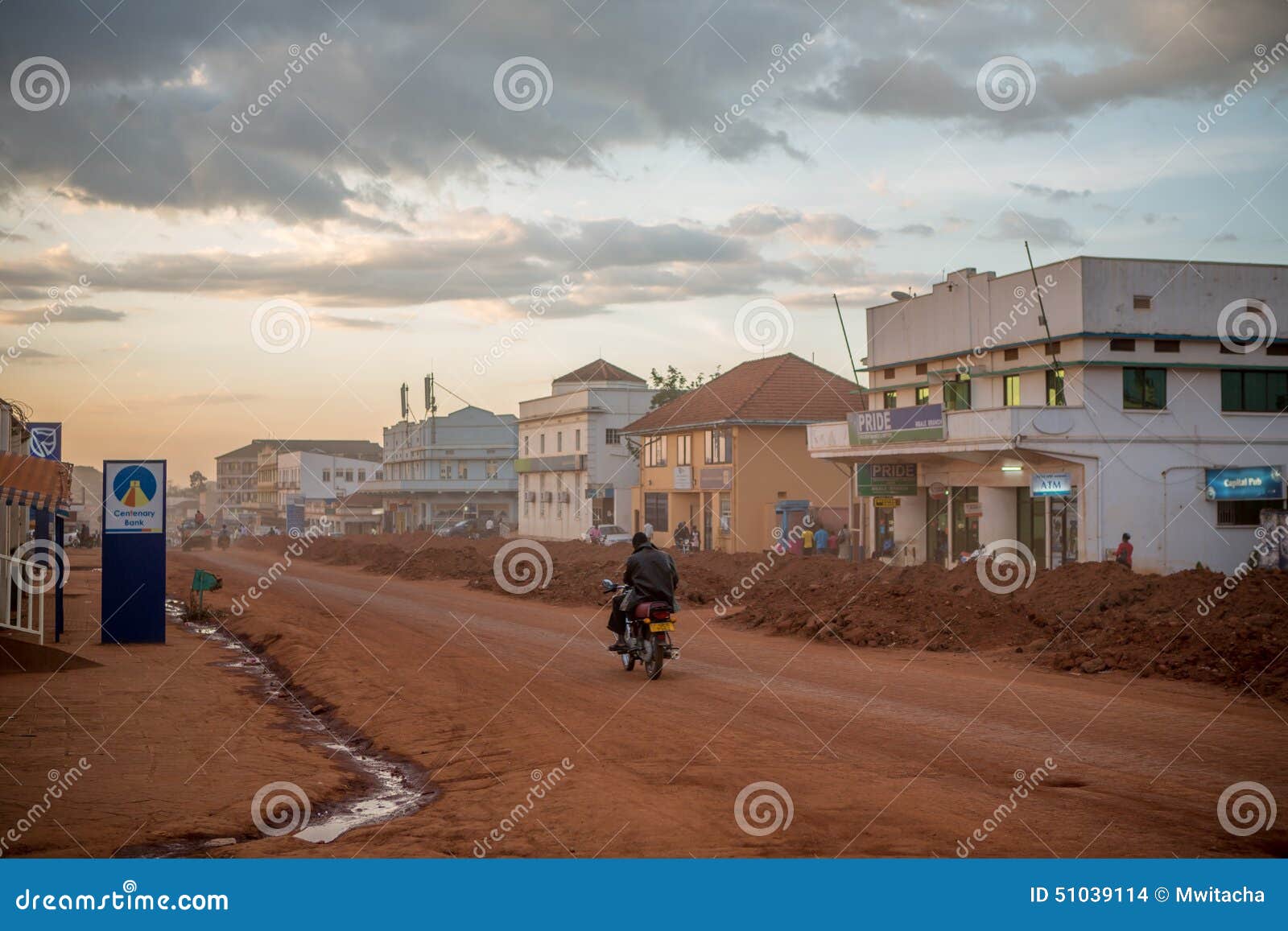 Mbale town editorial stock image. Image of town, clouds - 51039114