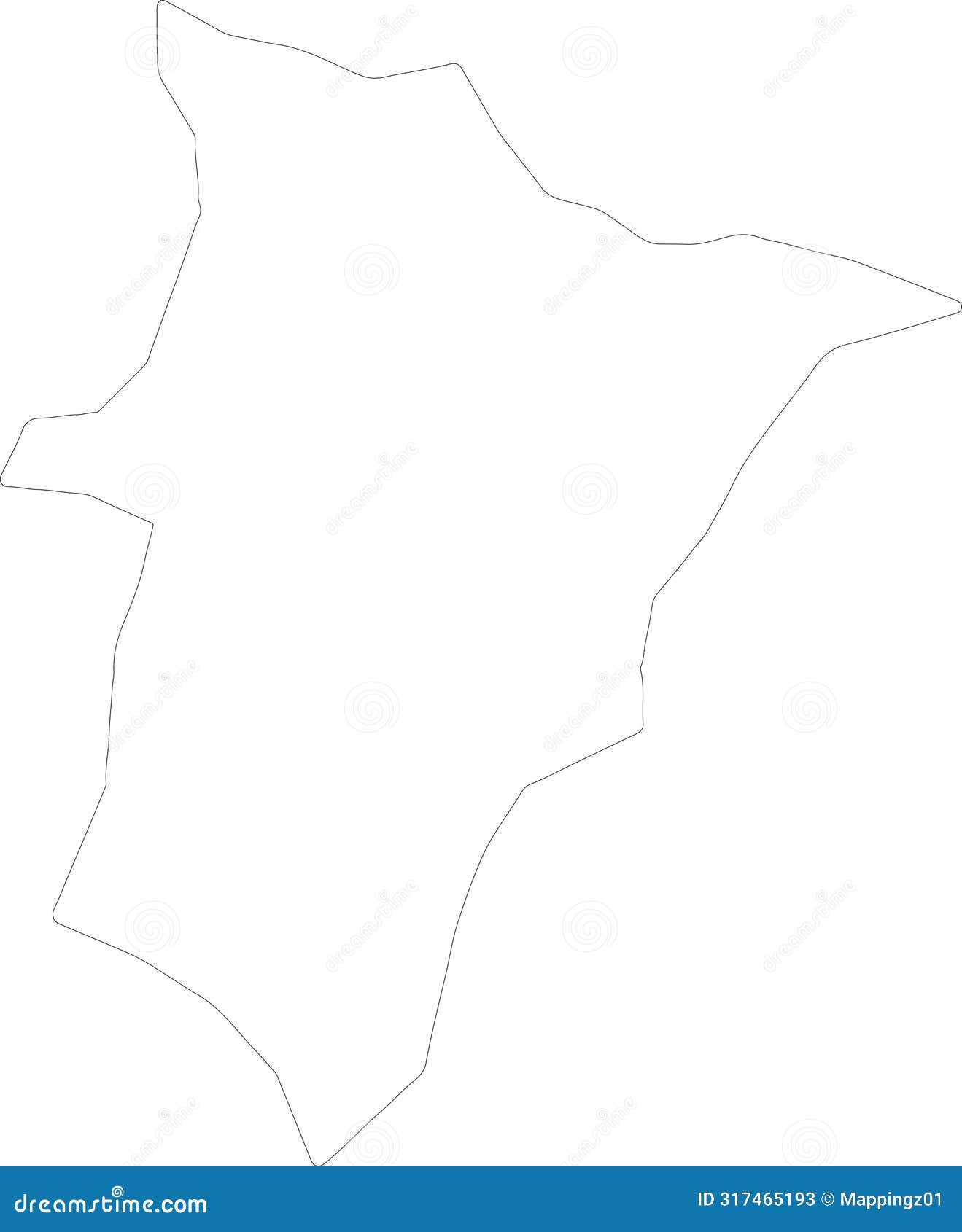 Mbale Uganda outline map stock vector. Illustration of shape - 317465193