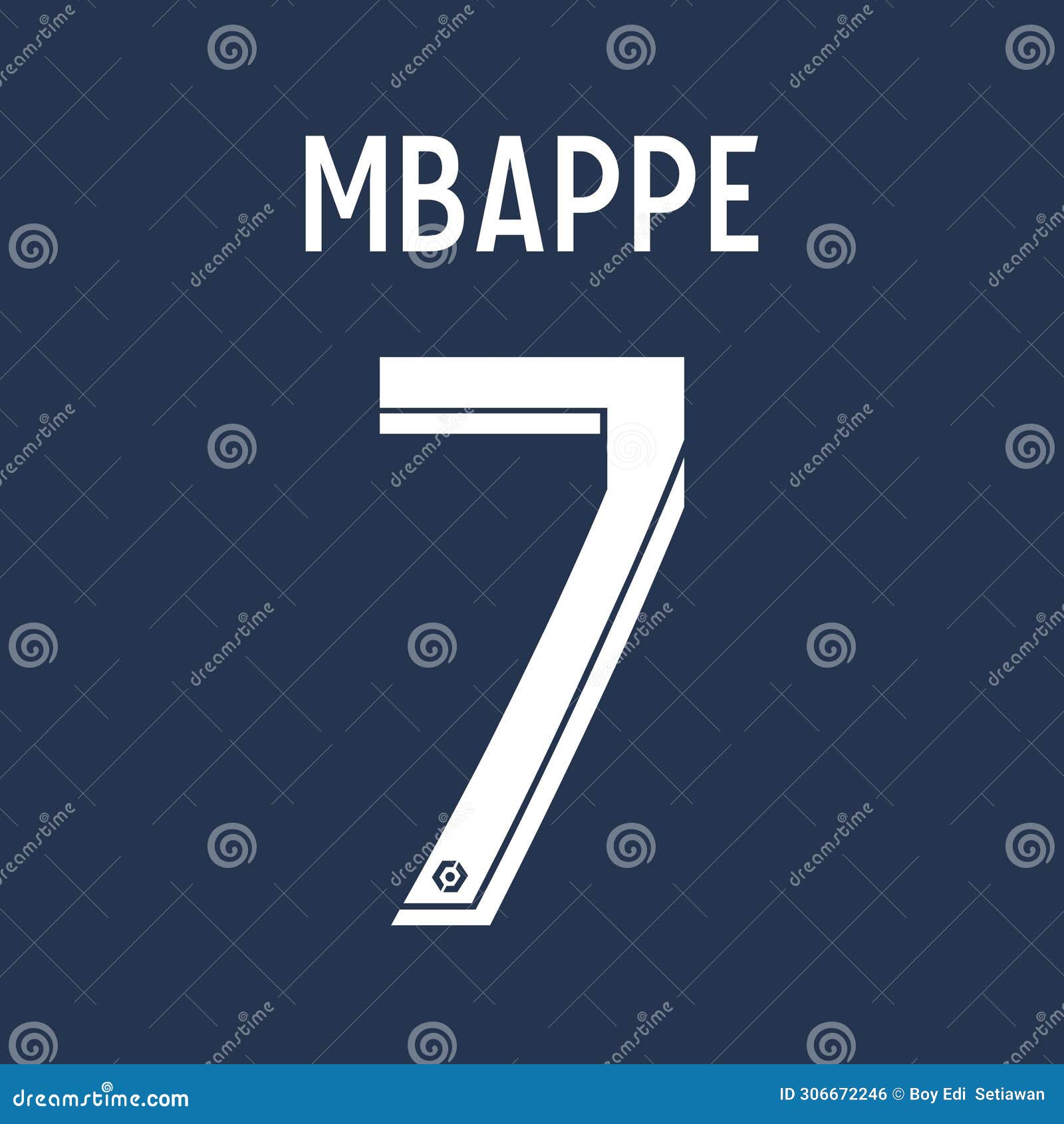 Mbappe jersey stock vector. Illustration of football - 306672246