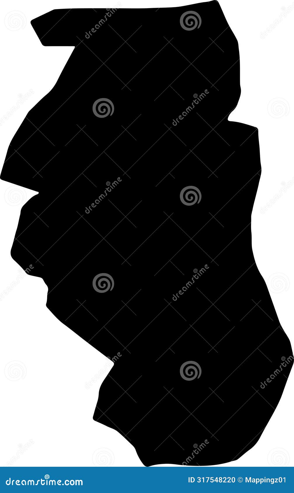 Mbarara Uganda Silhouette Map with Transparent Background Stock Vector ...