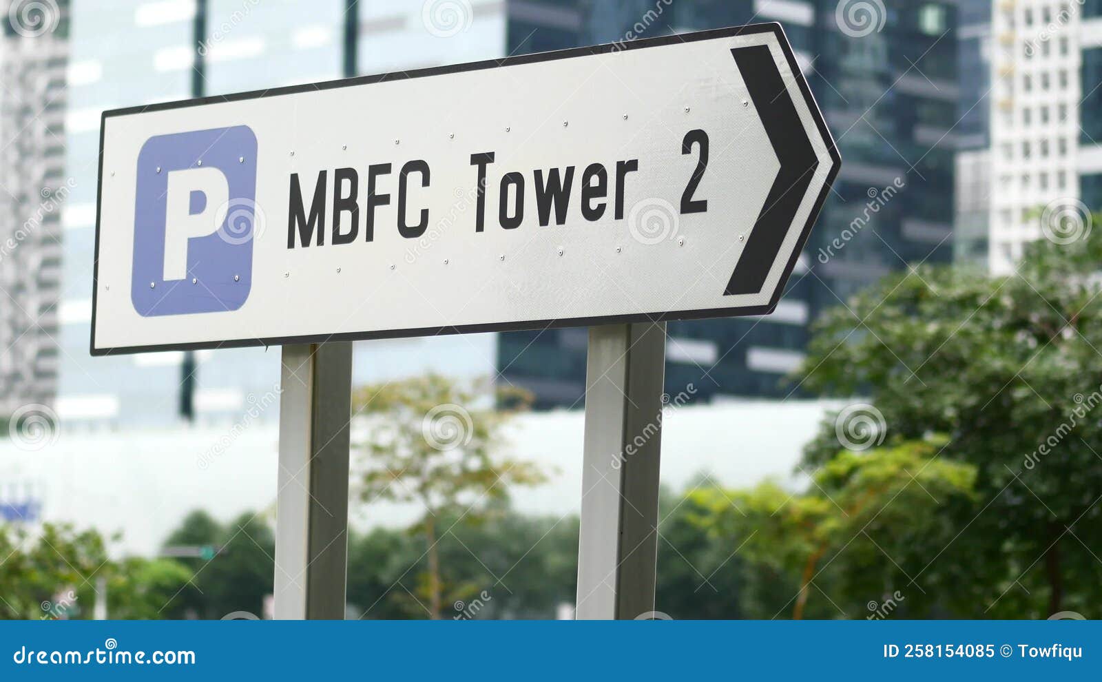 MBFC Tower Sign and Buildings Stock Video - Video of buildings, sing ...