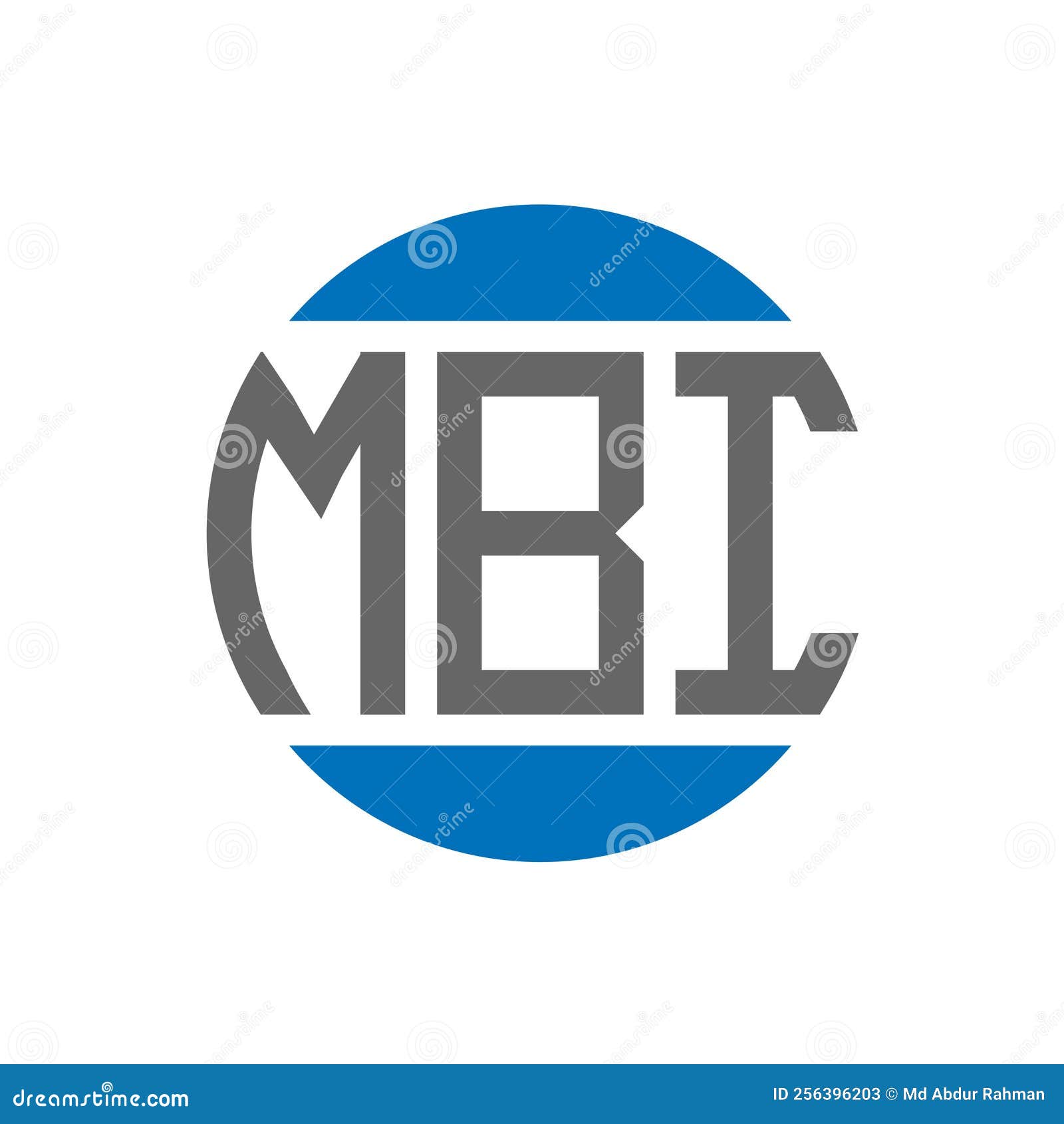 MBI Letter Logo Design on White Background. MBI Creative Initials ...