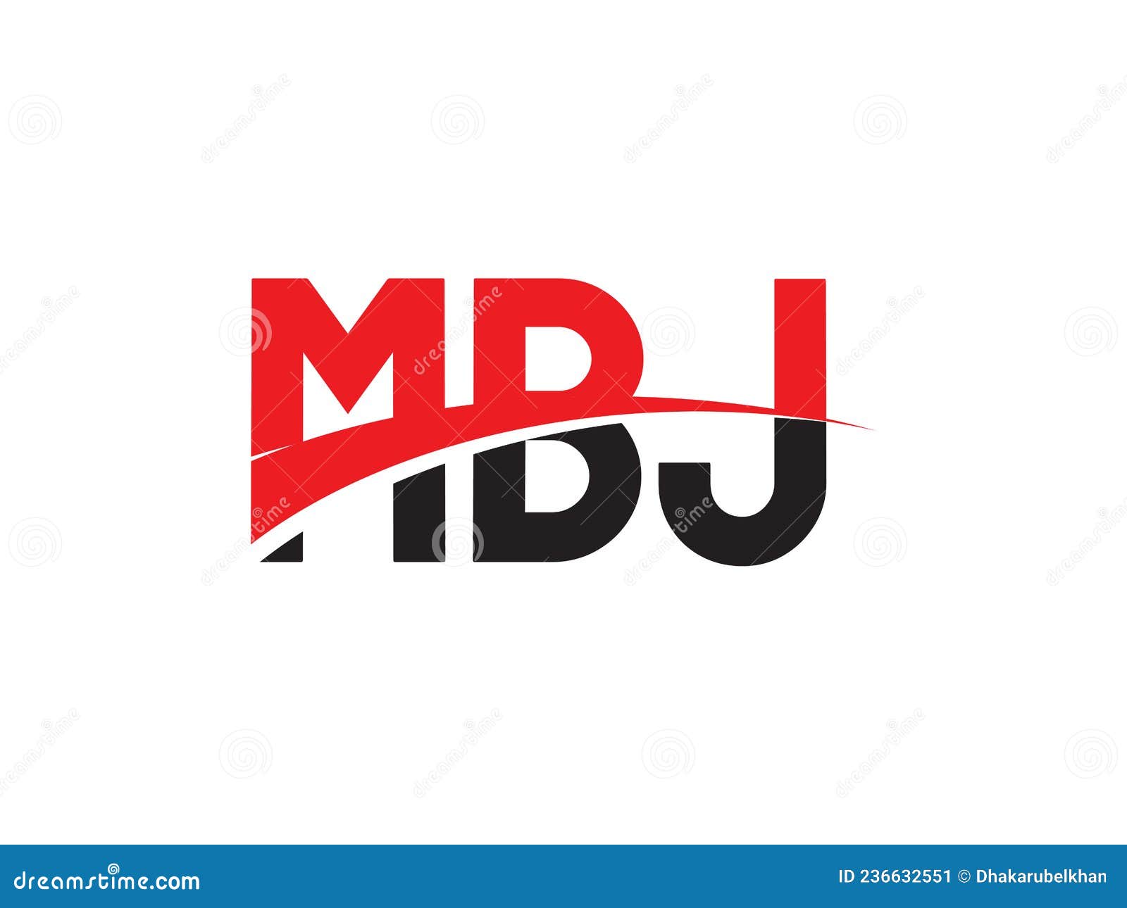 MBJ Letter Initial Logo Design Stock Vector - Illustration of symbol ...