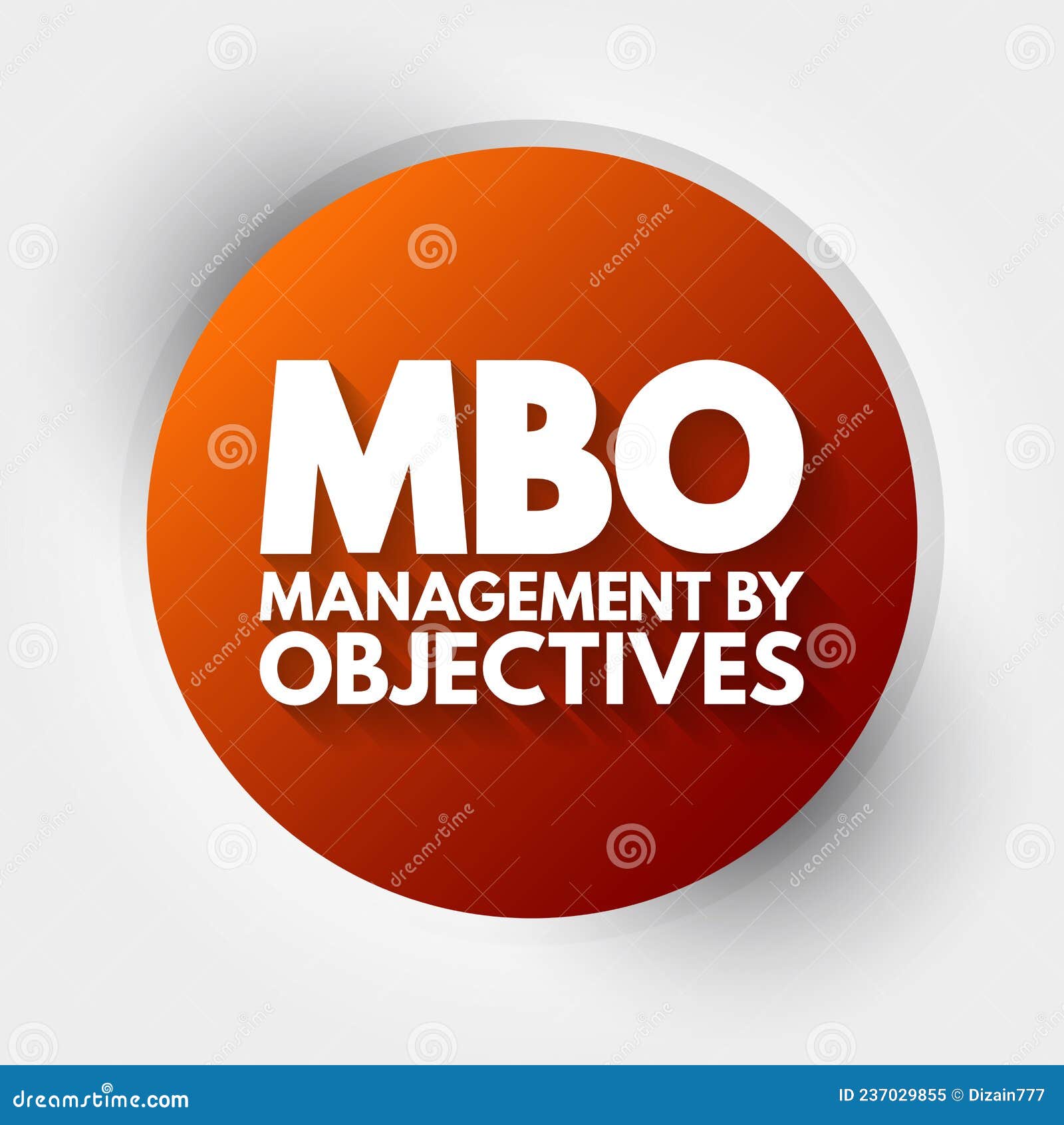 MBO - Management by Objectives Acronym, Business Concept Background ...