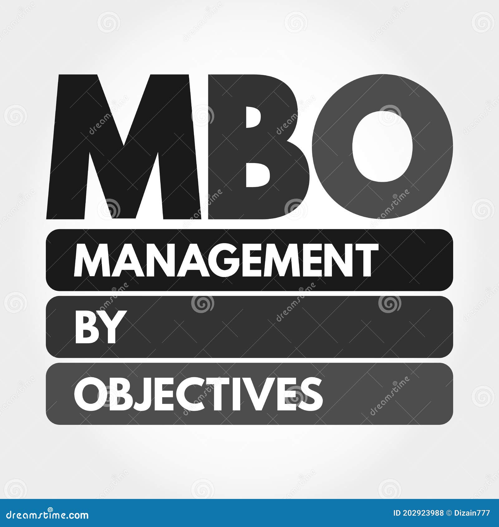 MBO - Management by Objectives Acronym Stock Illustration ... MBO - Management by Objectives Acronym Stock Illustration ...