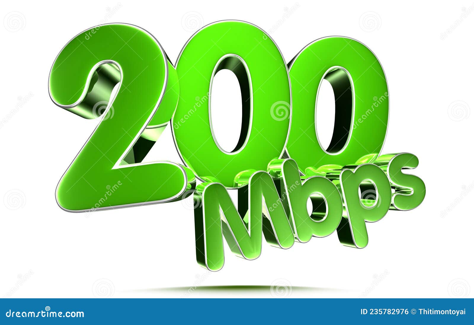 200 Mbps. stock illustration. Illustration of computer - 235782976
