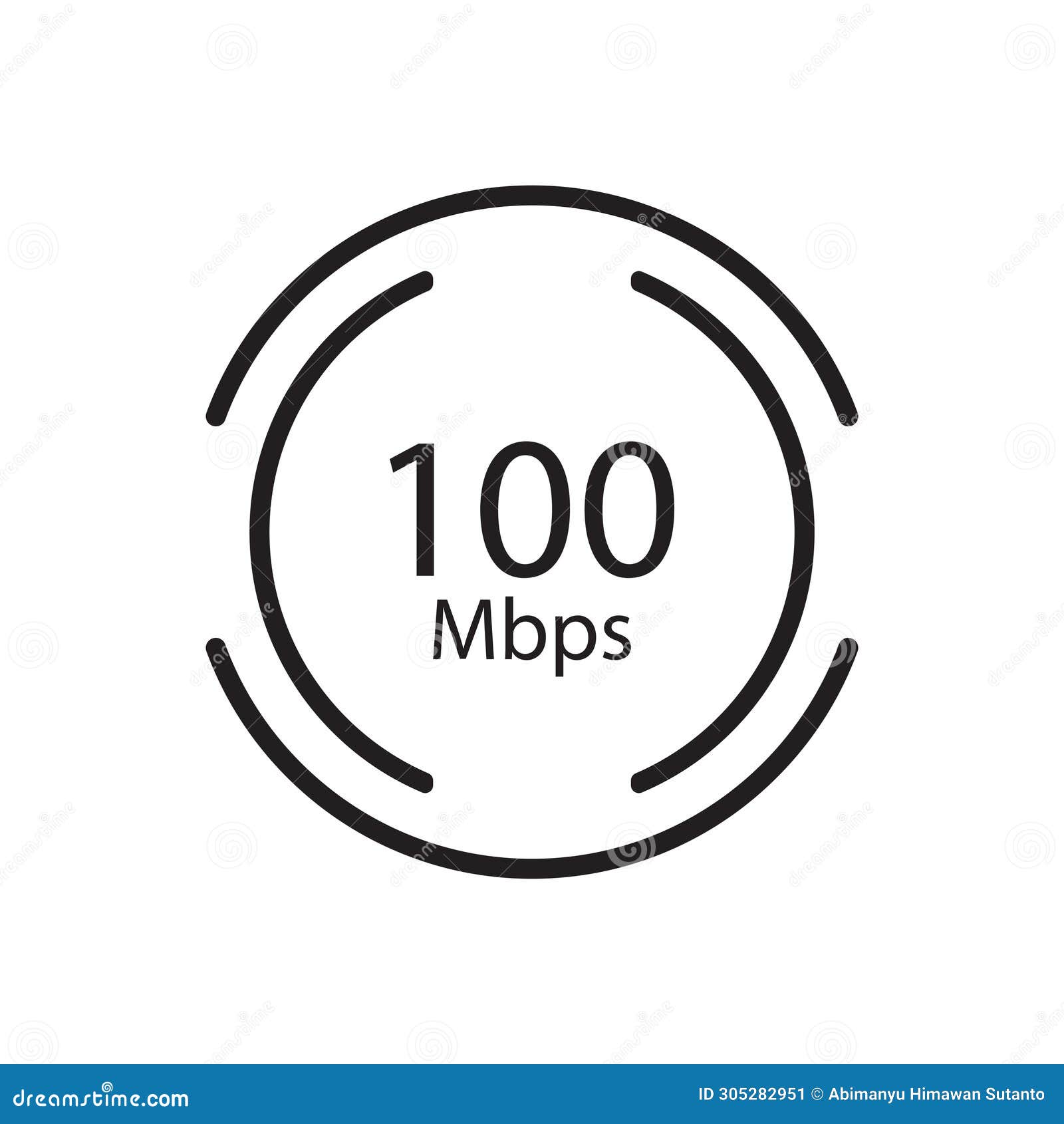 Mbps Speedometer Icon Vector Stock Vector - Illustration of business ...