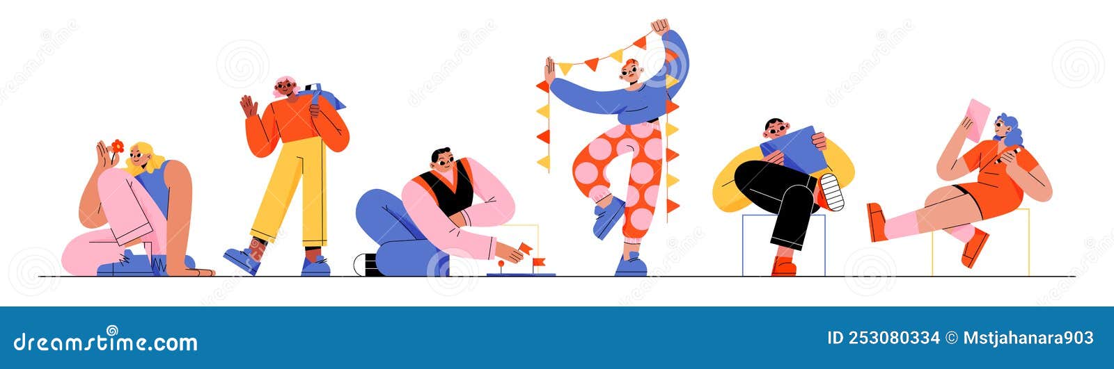 Mbti Concept, People with Different Mindset Types Stock Vector ...