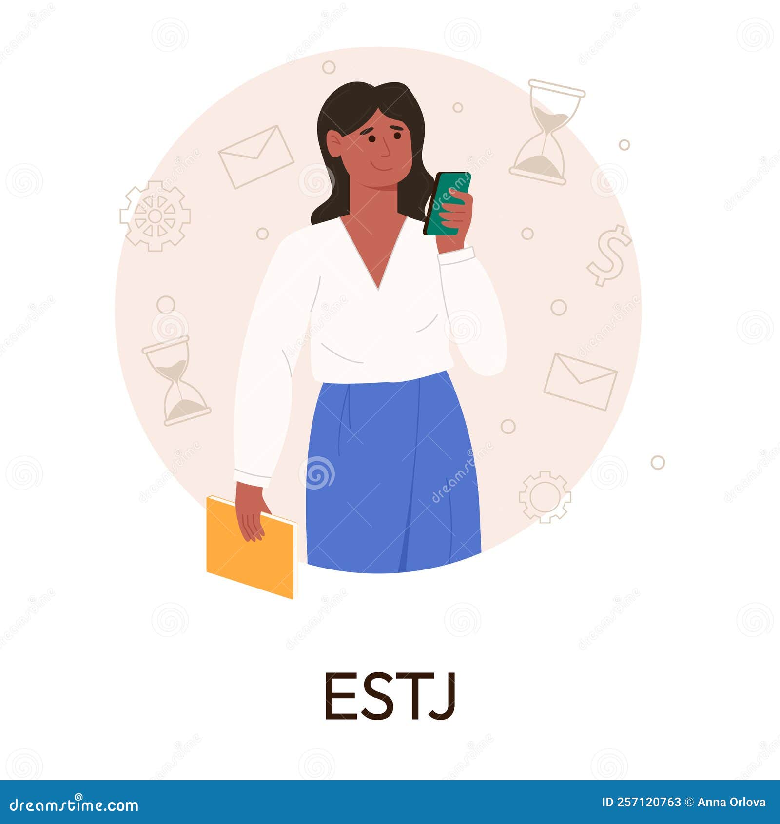 MBTI Person Types Concept. Socionics Mbti. Personality Test Stock ...