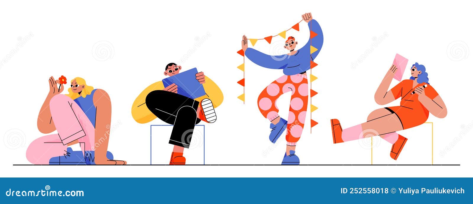 MBTI Personality Types Concept Stock Illustration - Illustration of ...