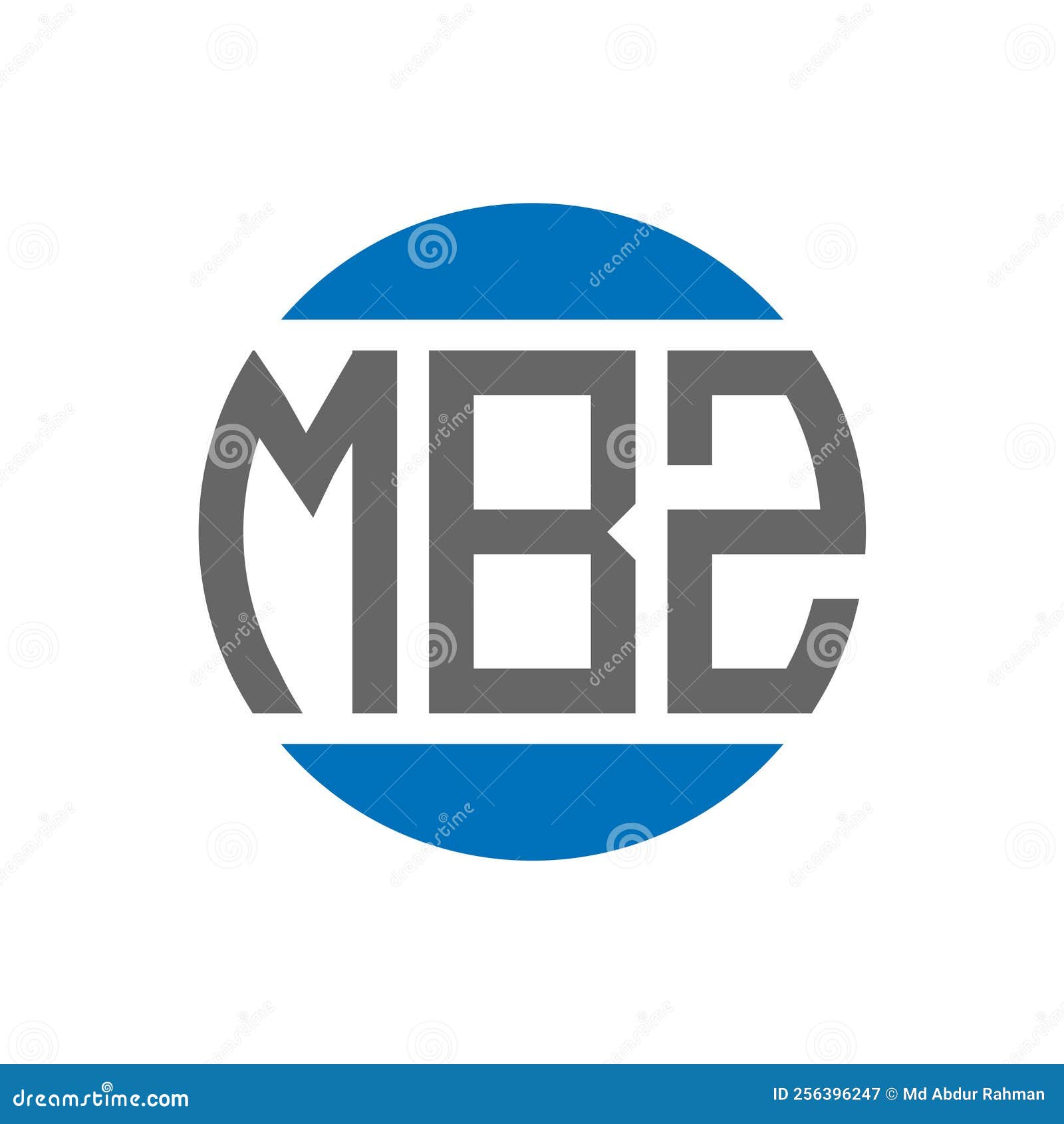 MBZ Letter Logo Design On White Background. MBZ Creative Initials ...