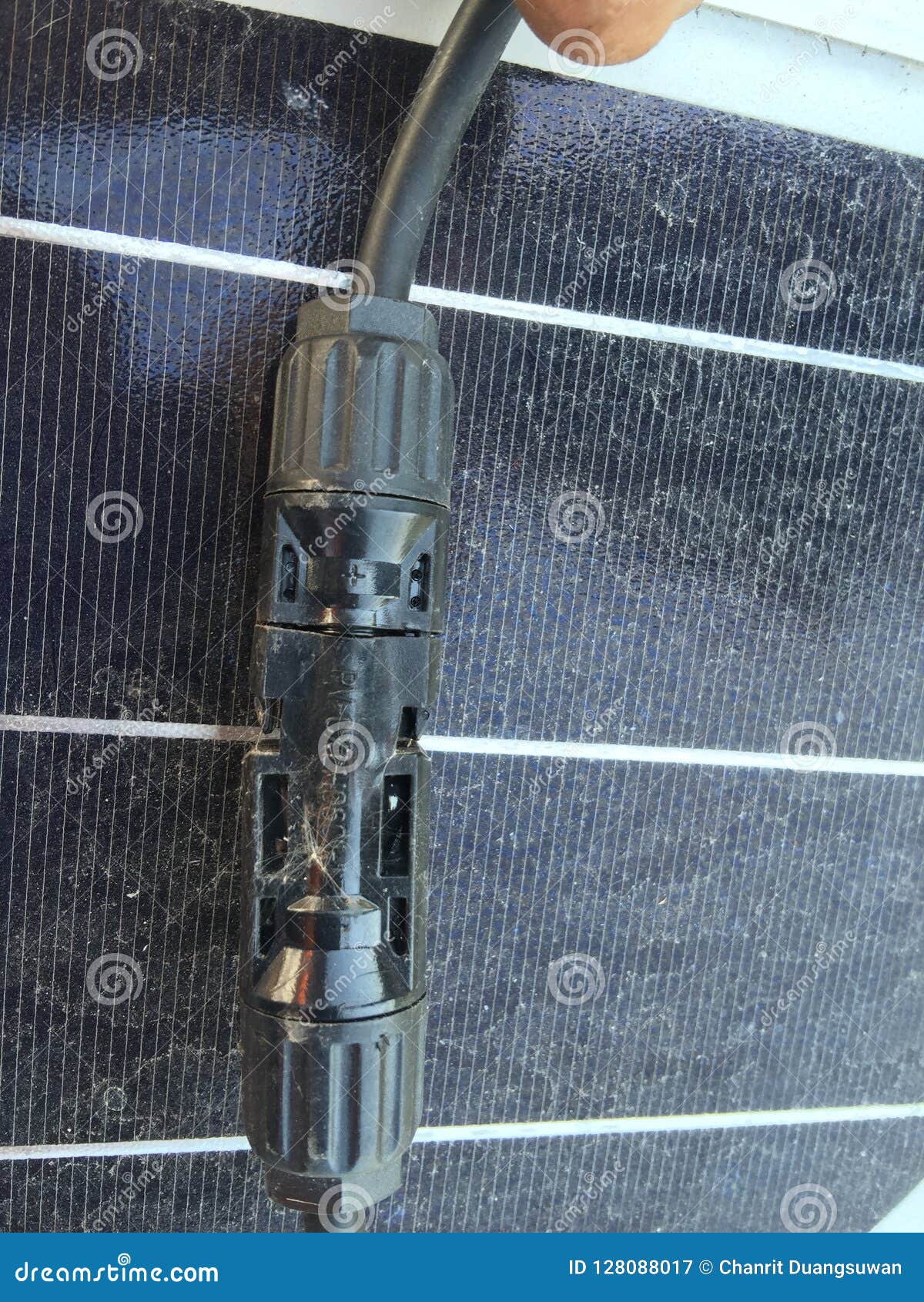 Mc4 burn stock image. Image of burn, solar, cell, connector - 128088017