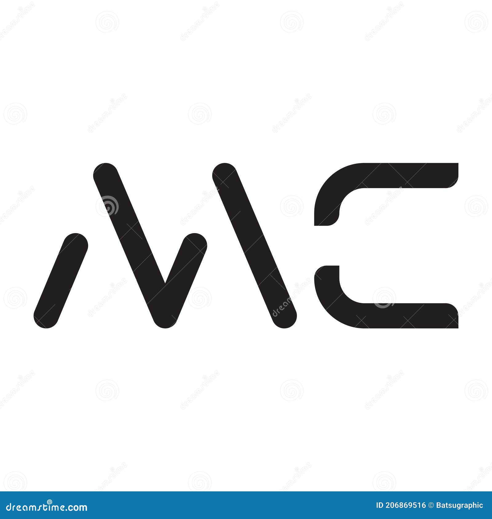 Mc Initial Letter Vector Logo Icon Stock Vector - Illustration of icon ...