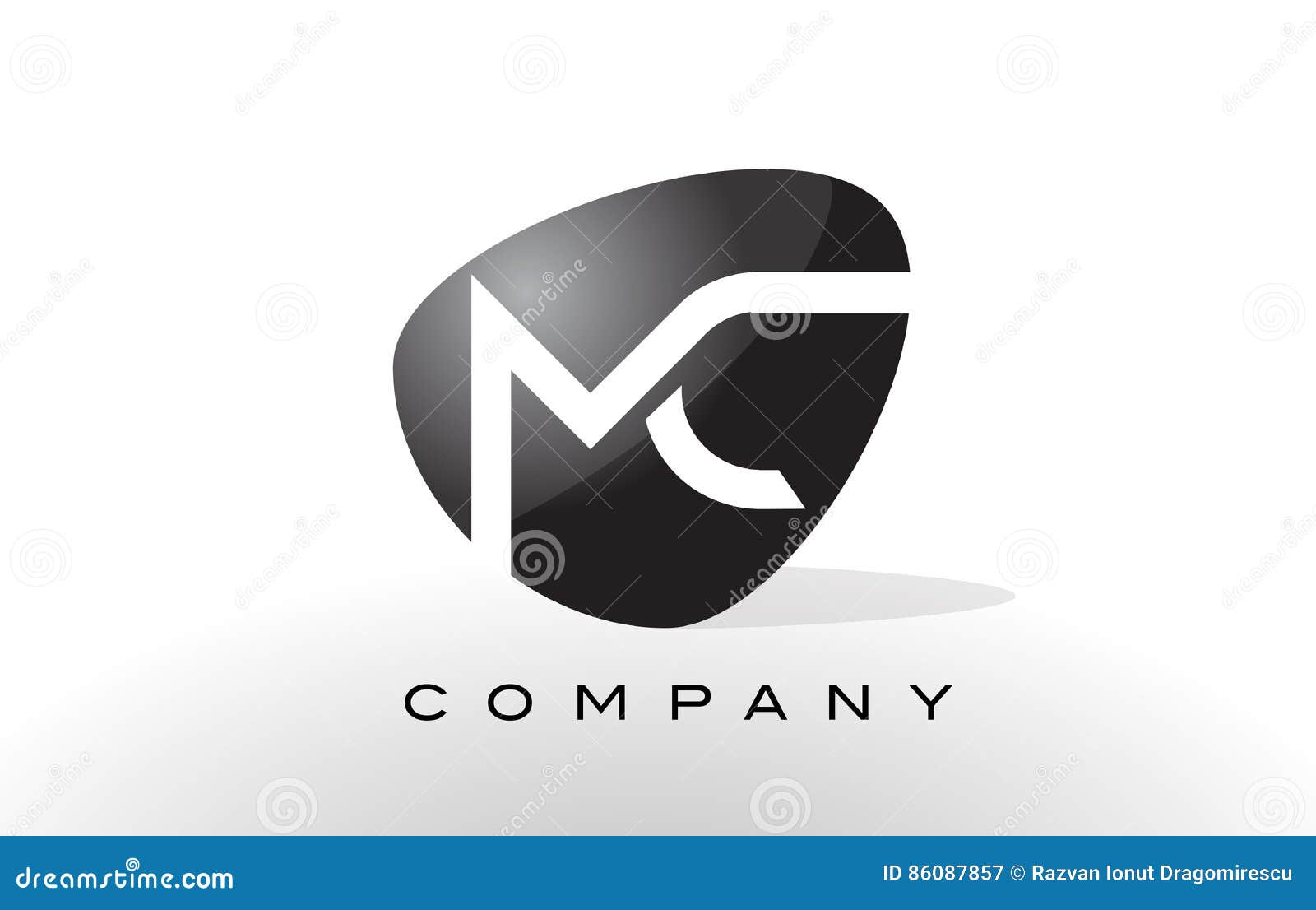 MC Logo. Letter Design Vector. Stock Vector - Illustration of elements ...