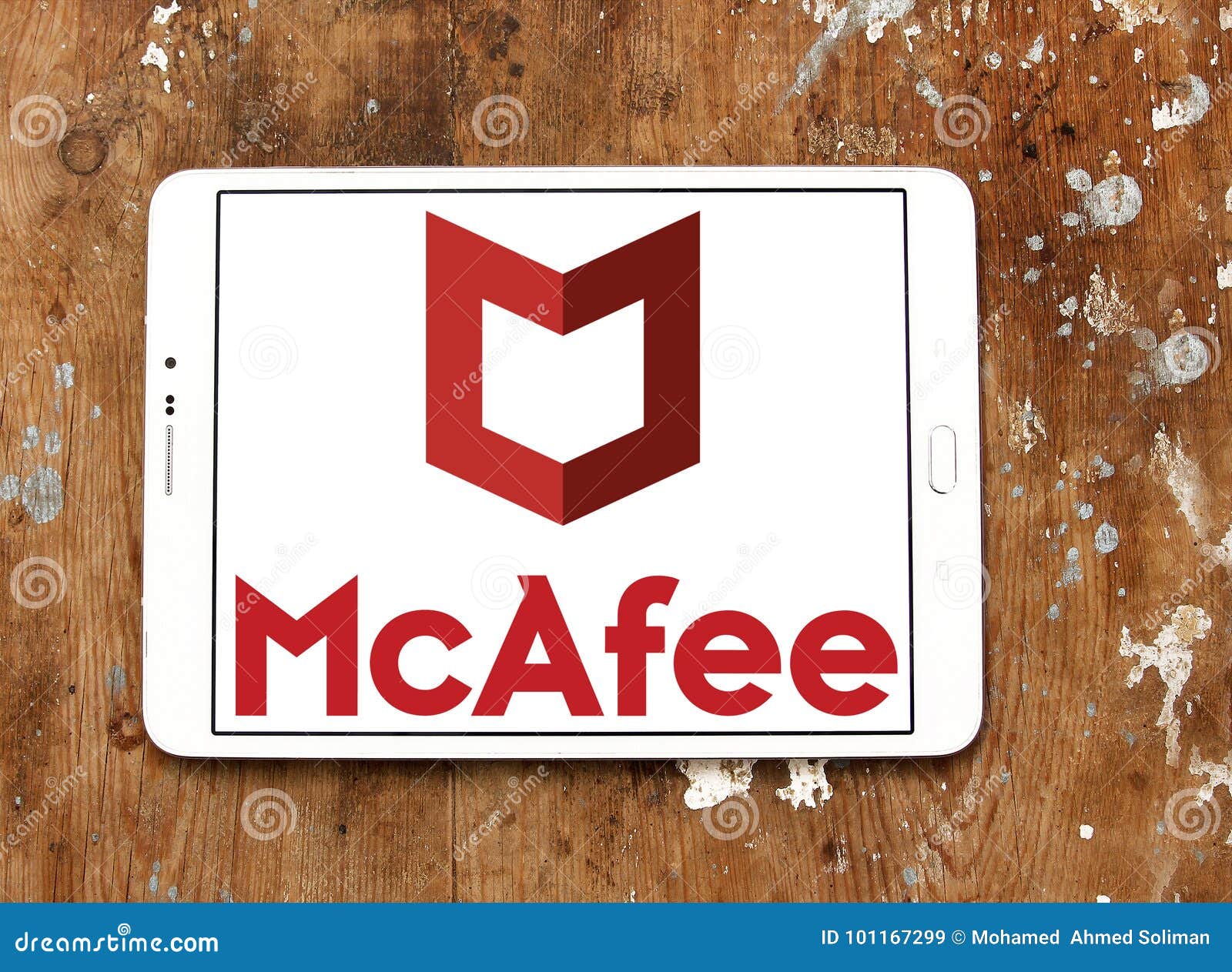 McAfee company logo editorial stock image. Image of apps - 101167299