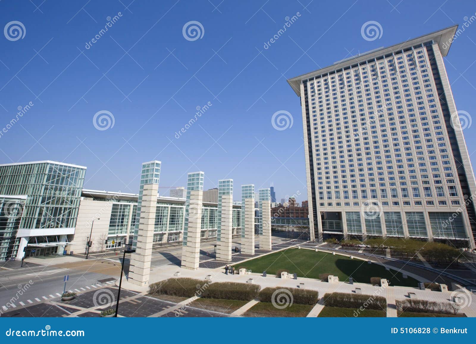 McCormick Place in Chicago stock photo. Image of life - 5106828