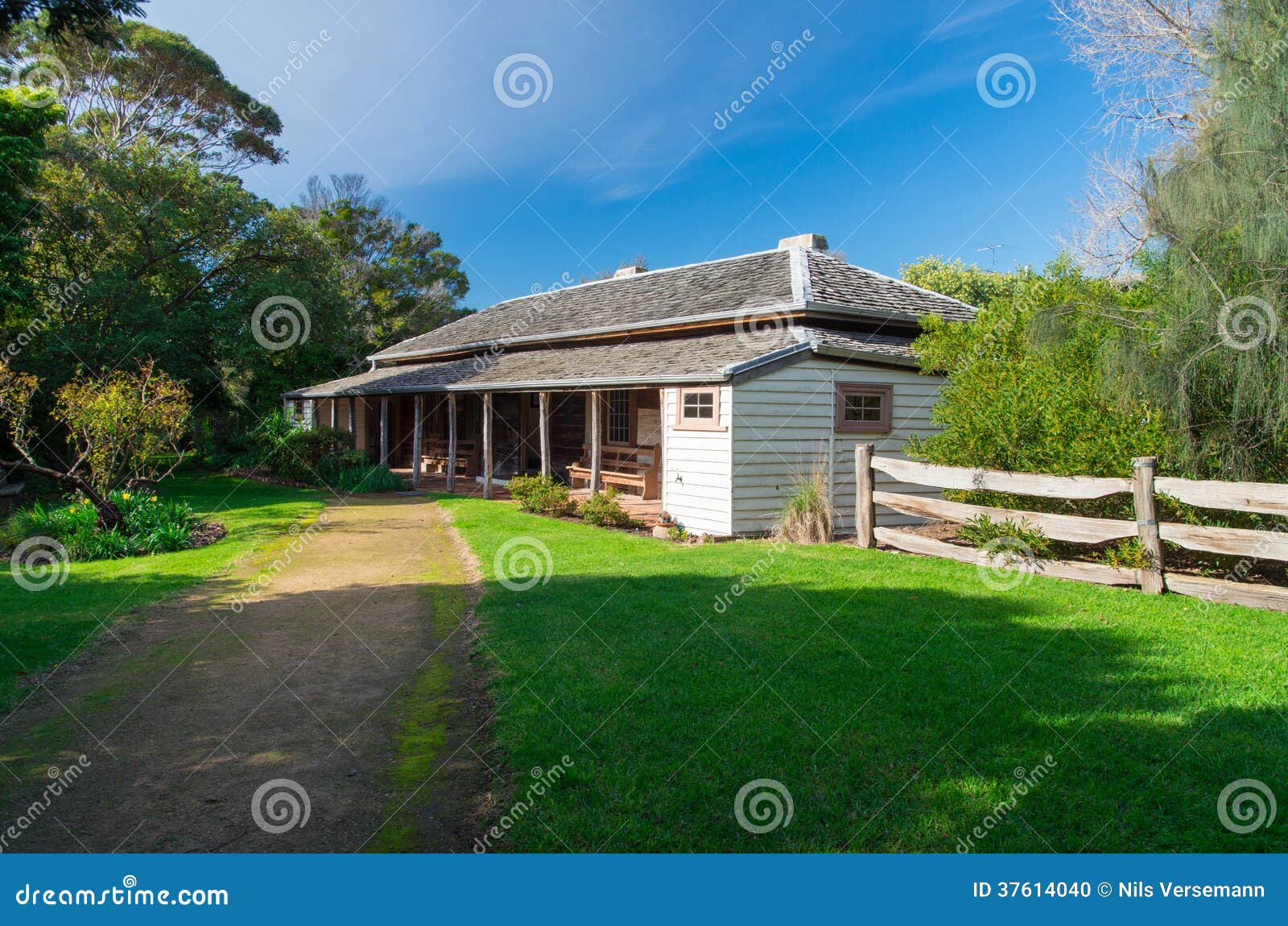 McCrae Homestead on the Mornington Pensinsula Stock Photo - Image of ...