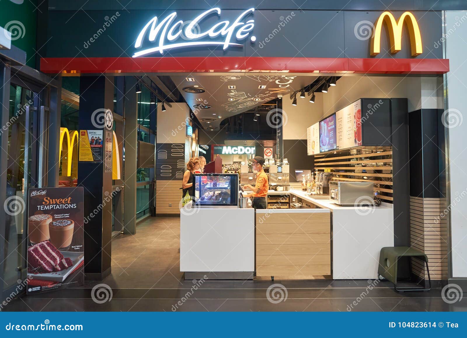 McDonald image stock éditorial. Image du horizontal - 104823614