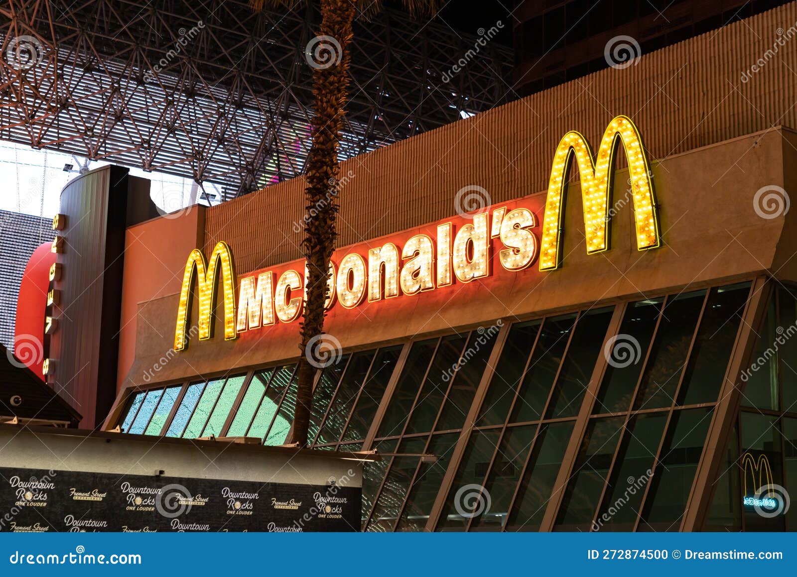 McDonald s Neon Sign editorial image. Image of united - 272874500
