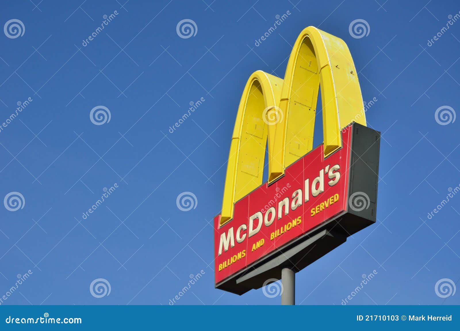 McDonald s Restaurant Sign editorial stock photo. Image of mcdonald ...