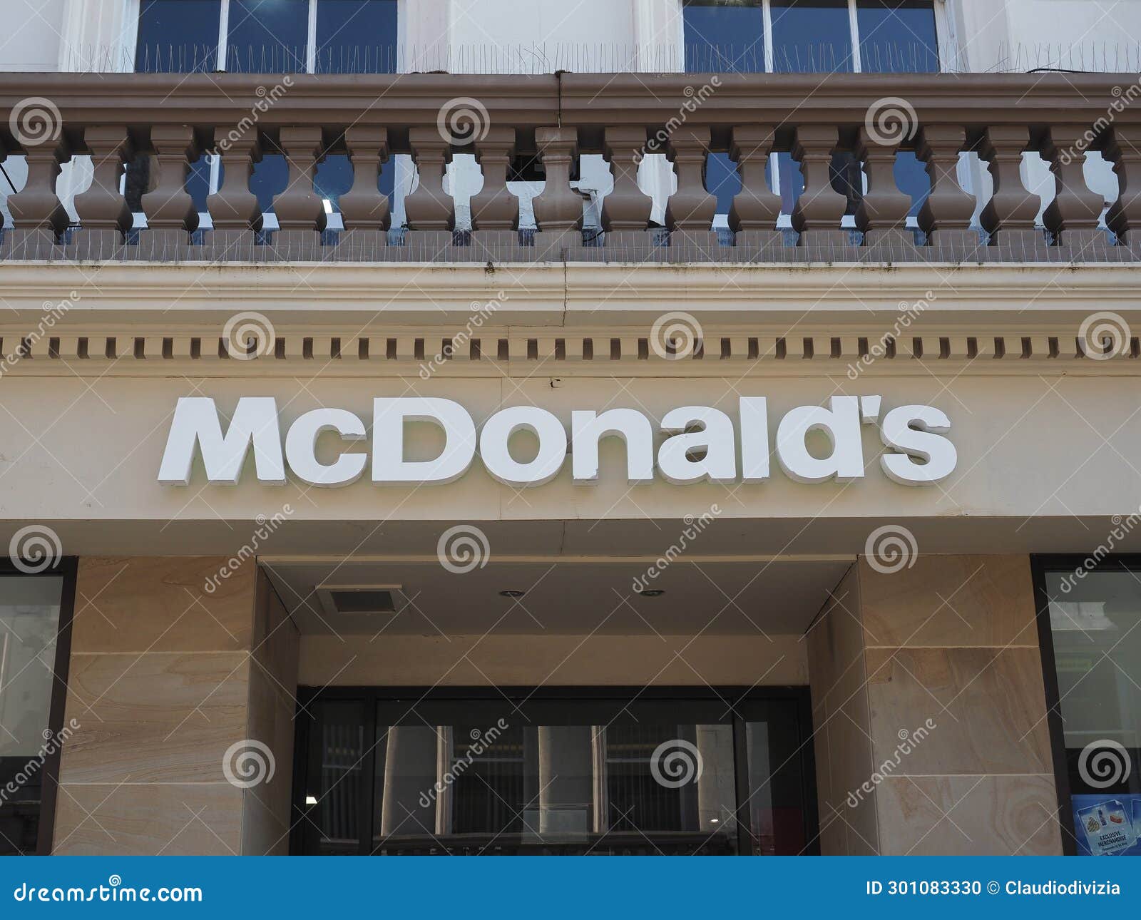 McDonald S Restaurant Sign in Dundee Editorial Image - Image of sign ...