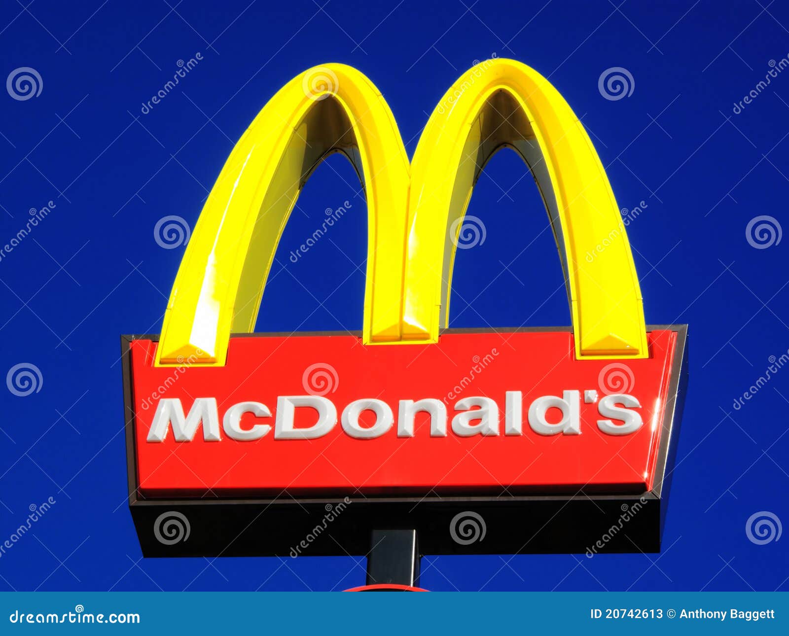 McDonald s sign editorial stock photo. Image of signage - 20742613