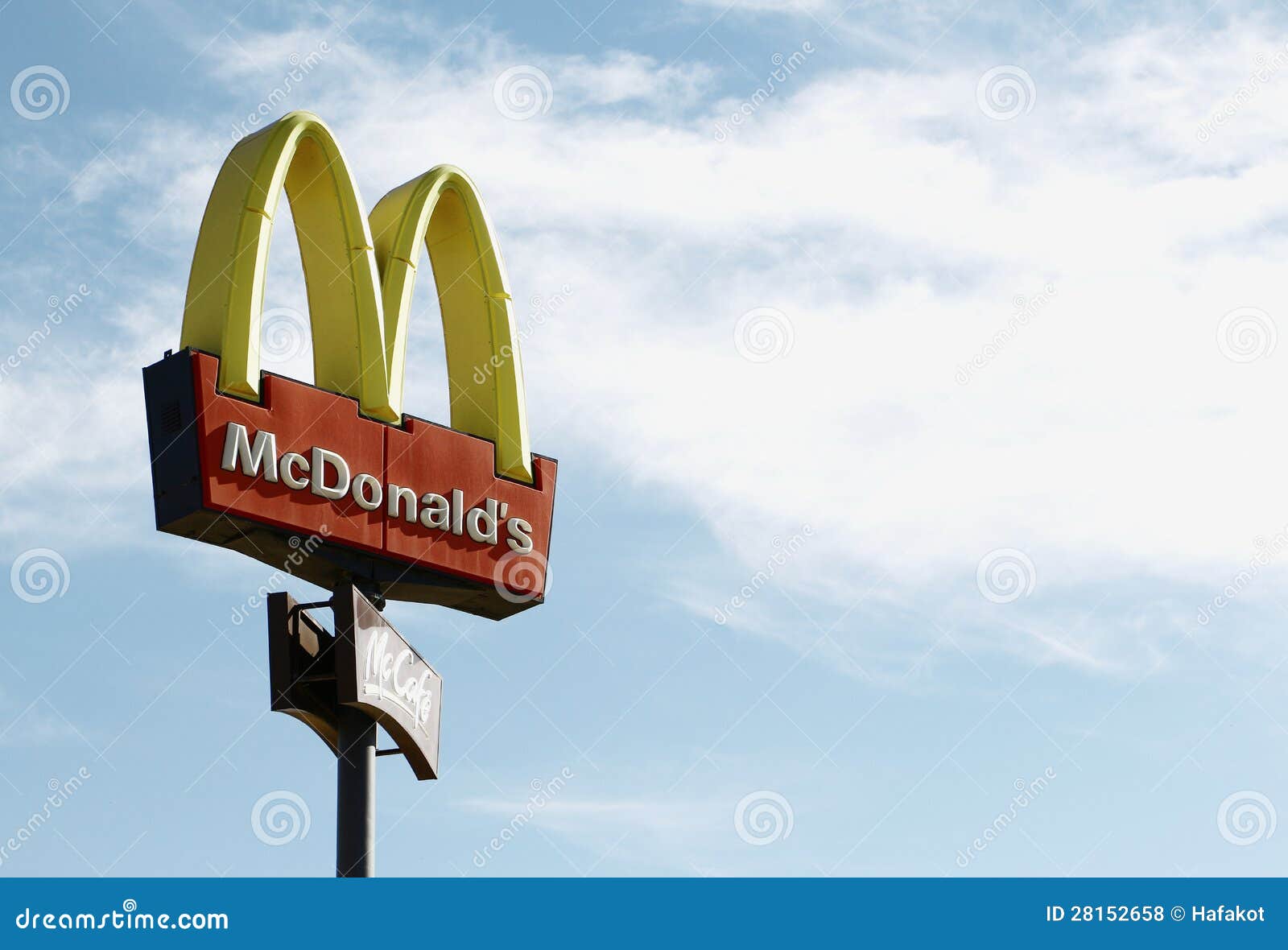 McDonald s sign editorial stock photo. Image of hungry - 28152658